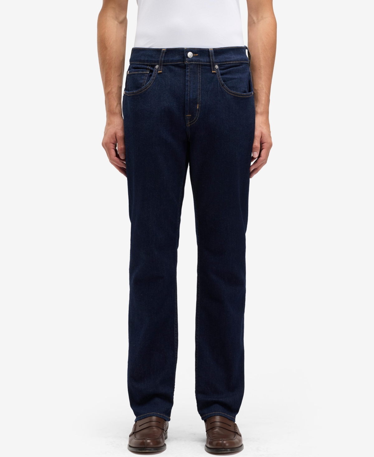 Click here for 7 For All Mankind Mens Straight-Fit Jeans - Rinse prices