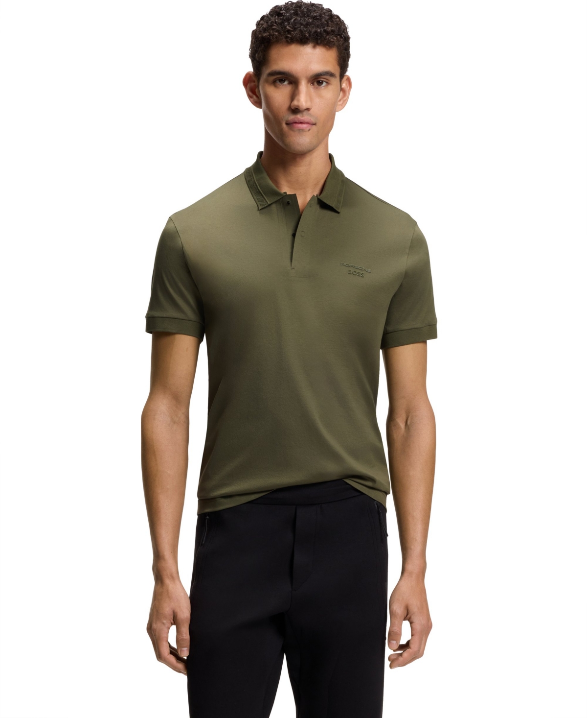Click here for Boss x Porsche Mens Mercerized Cotton Polo Shirt -... prices