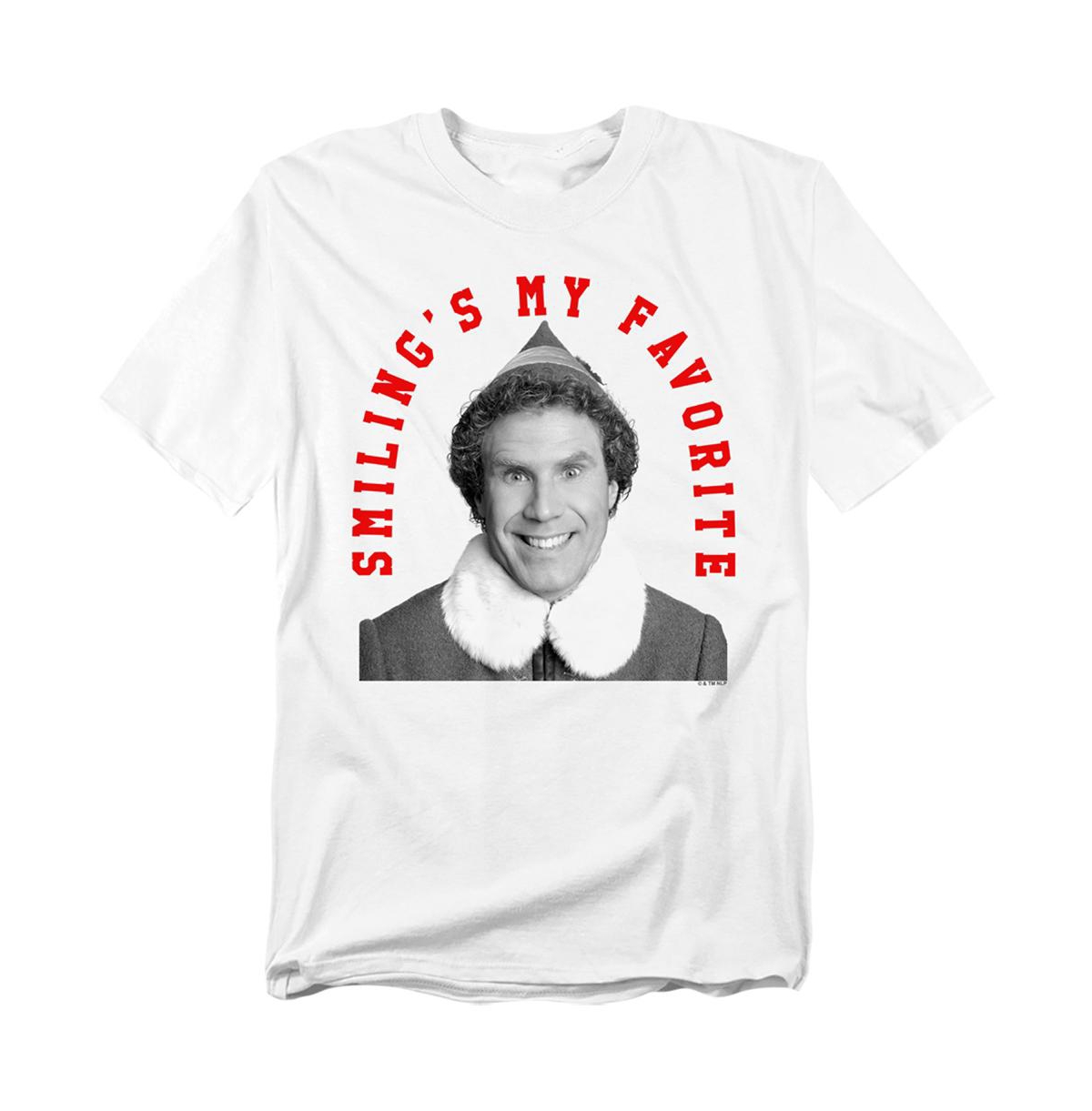 Click here for Elf Mens Smilings My Favorite T Shirt - White prices