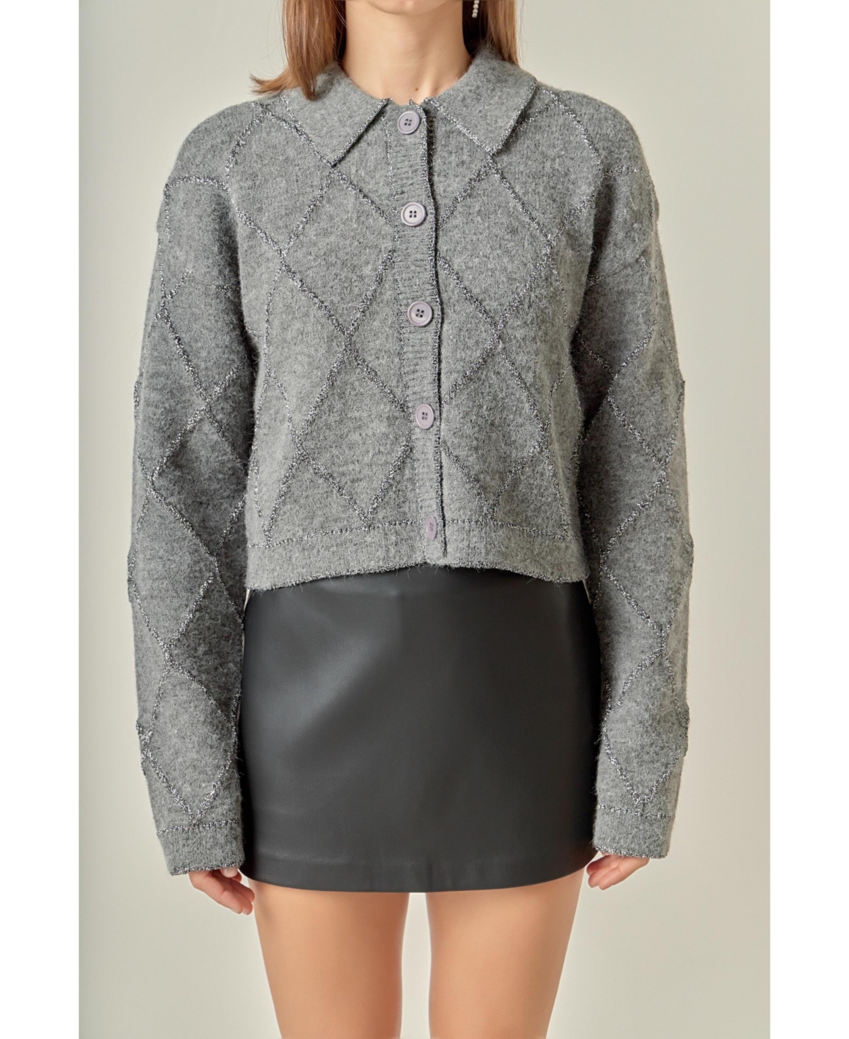 Click here for English Factory Womens Knit Cardigan Featuring a L... prices