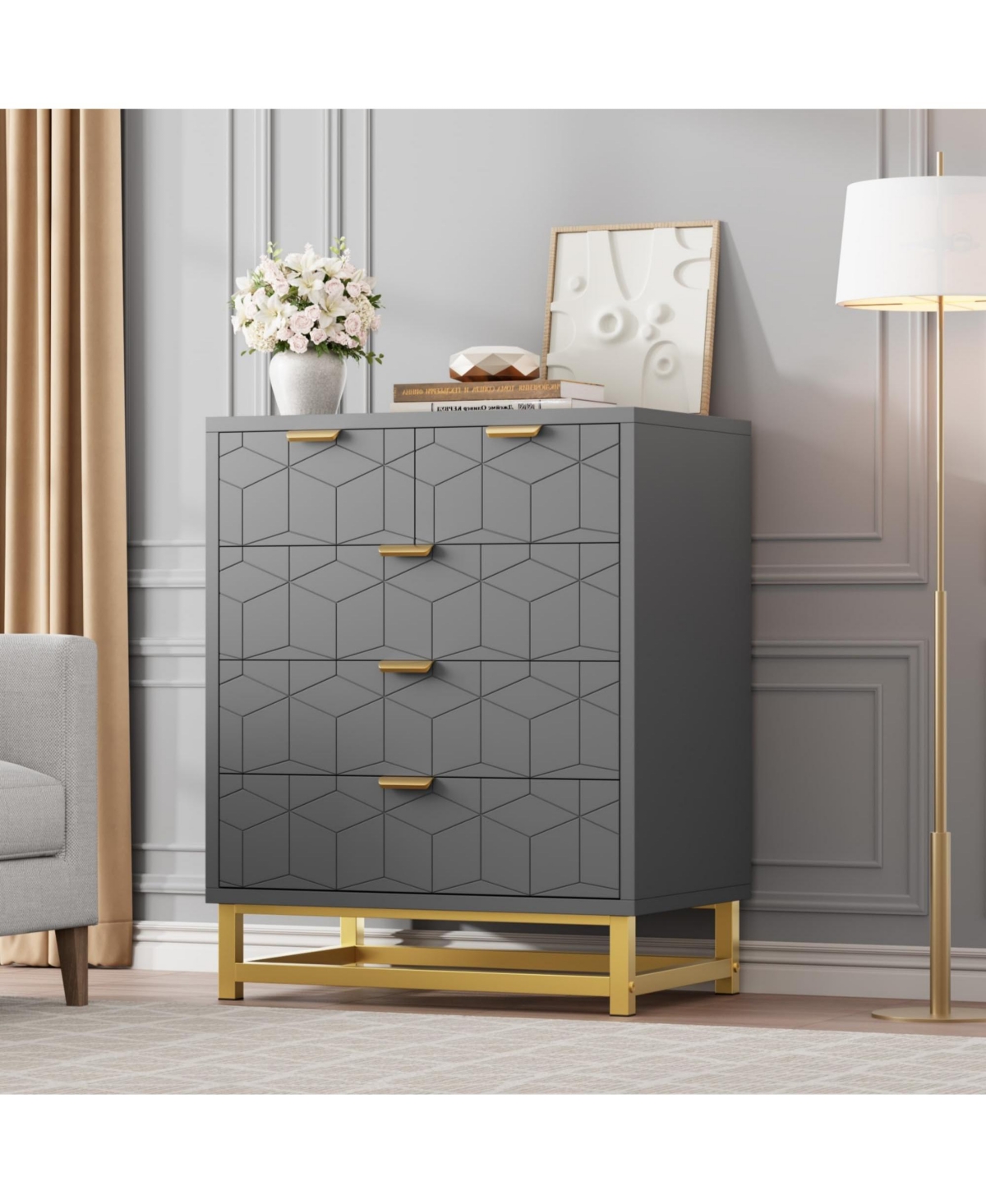 Click here for Gaomon 5 Drawer Dresser for Bedroom  Modern Chest... prices