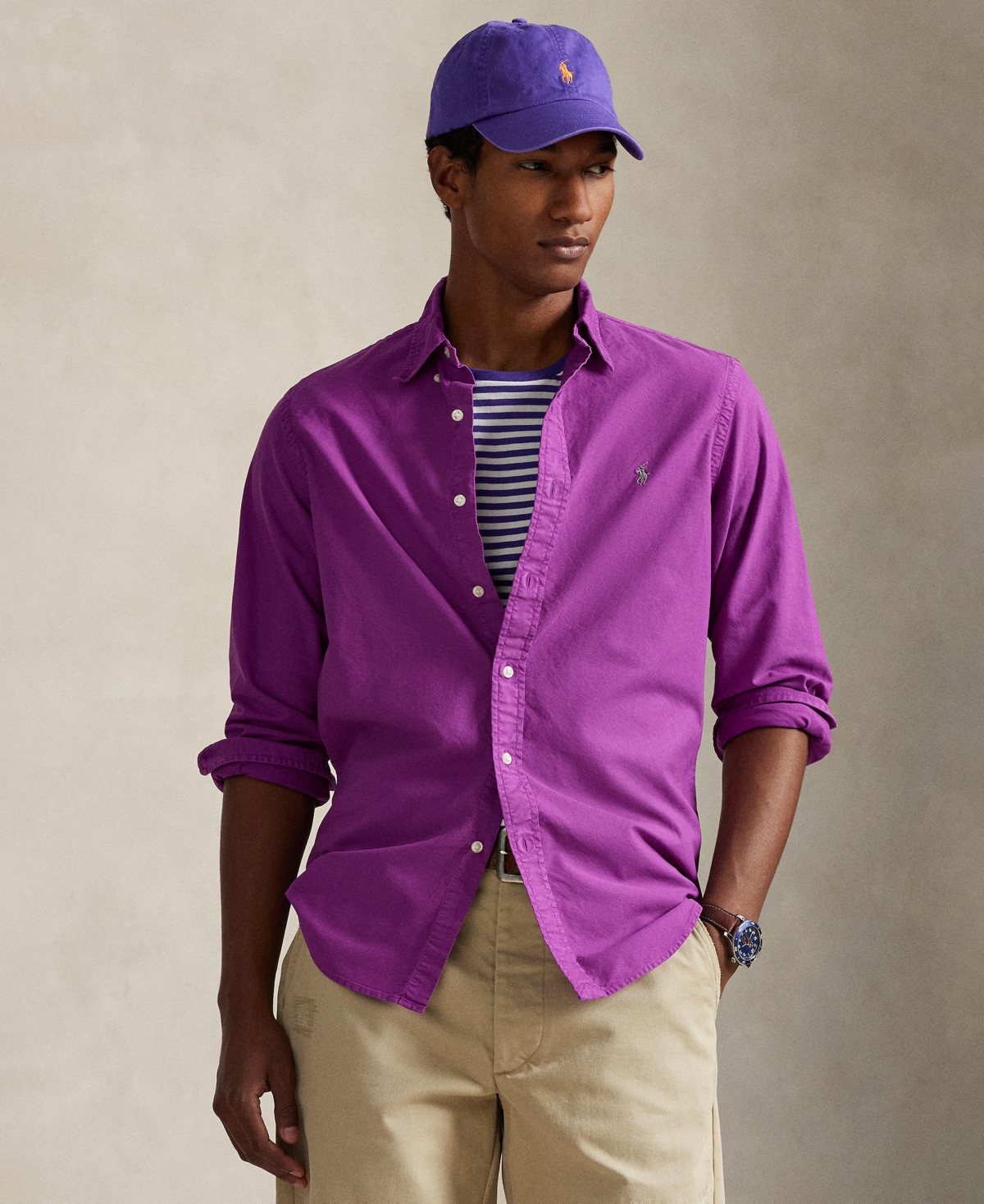 Click here for Polo Ralph Lauren Mens Classic-Fit Oxford Shirt -... prices