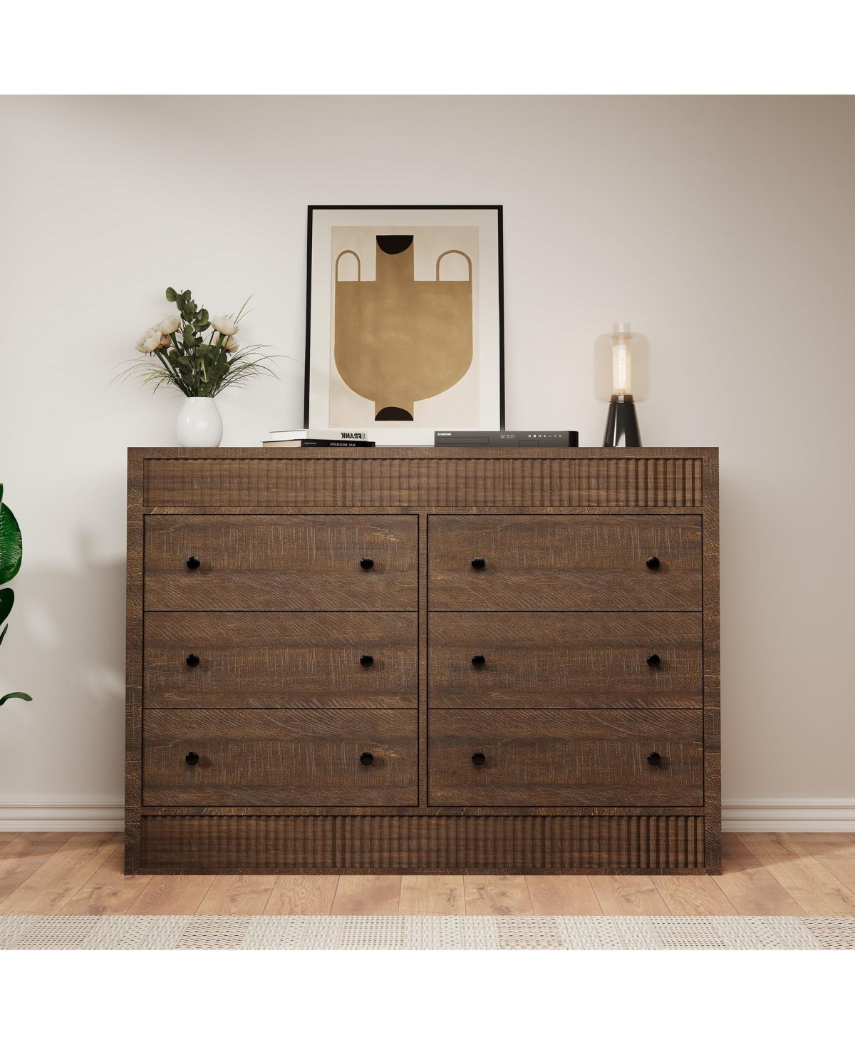 Click here for gaomon 6-Drawer Dresser for Bedroom  47" Wide... prices