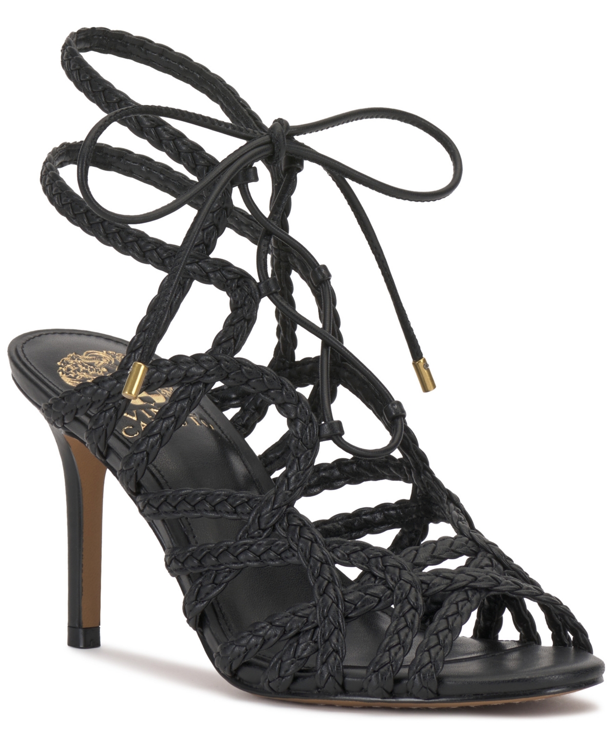 Click here for Vince Camuto Womens Tilly Lace-Up Caged Dress Sand... prices