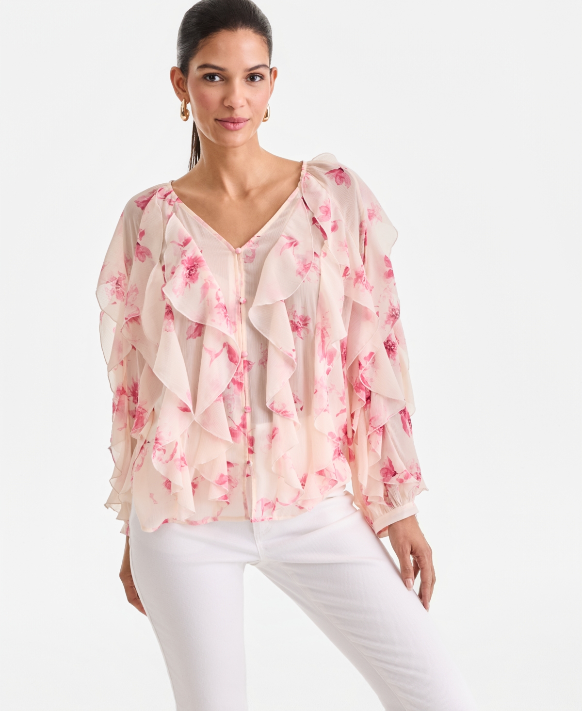 Click here for I.n.c. International Concepts Womens Long-Sleeve R... prices