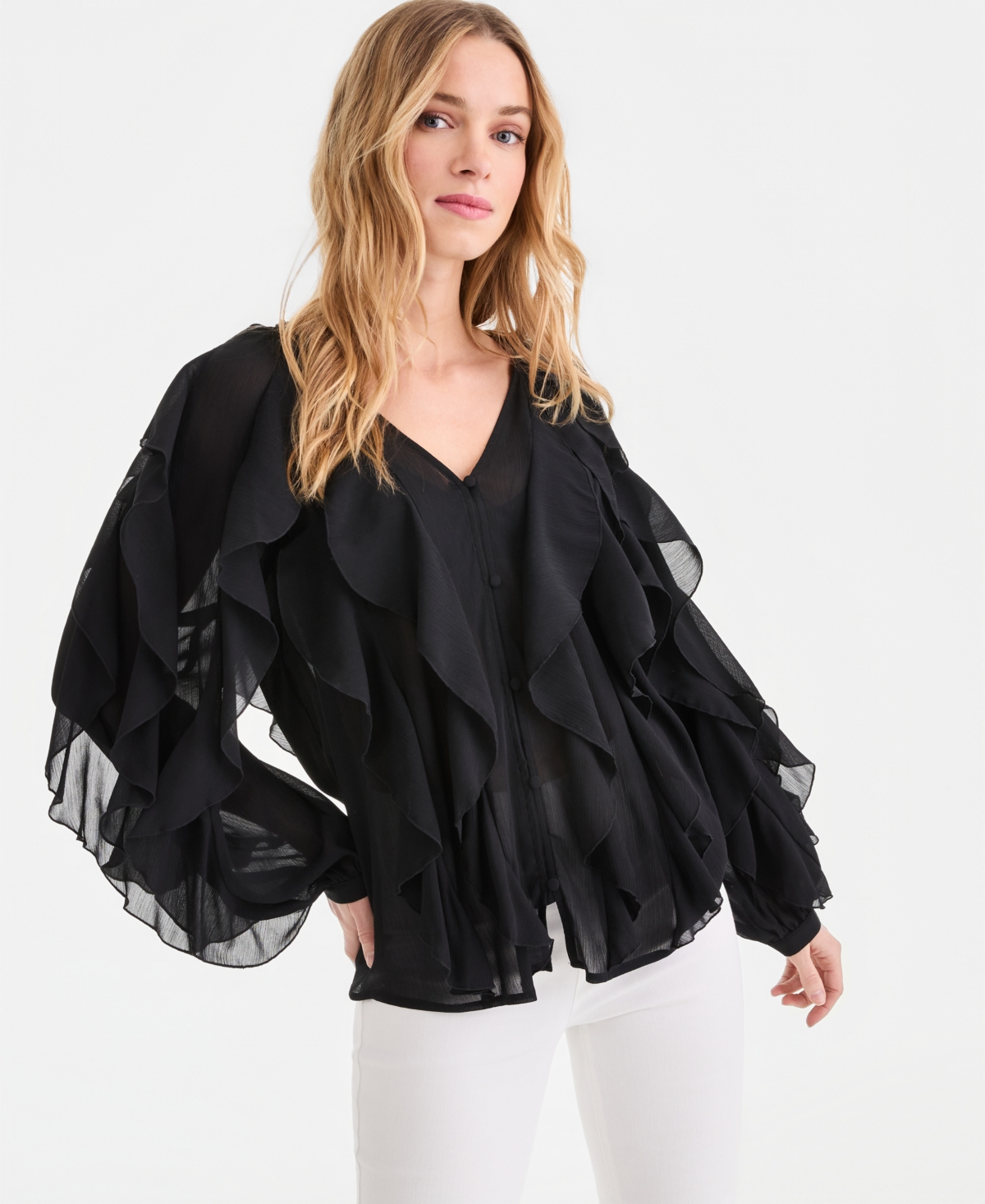 Click here for I.n.c. International Concepts Womens Long-Sleeve R... prices