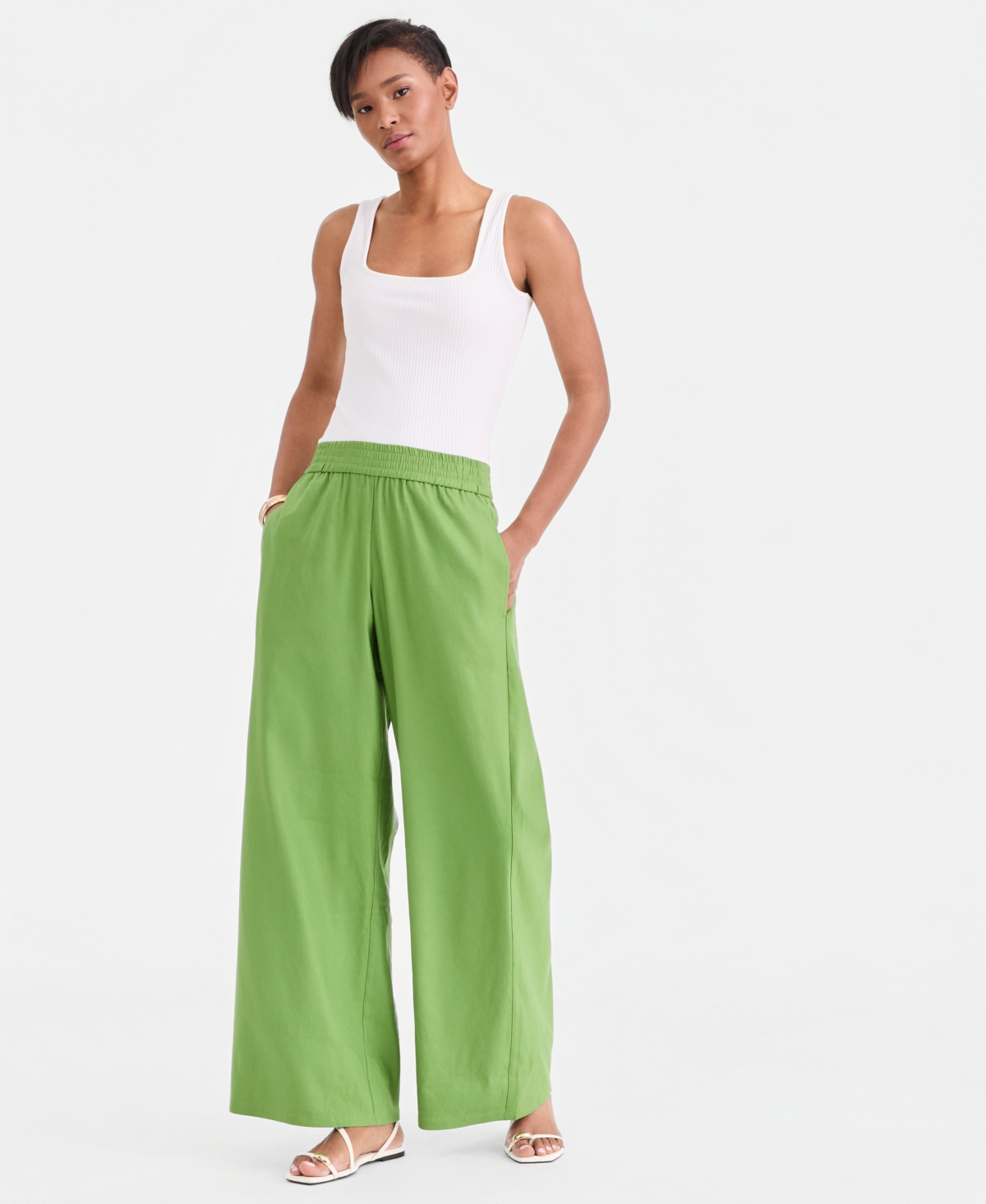 Click here for Hr Po Wide Leg - Fresh Basil prices