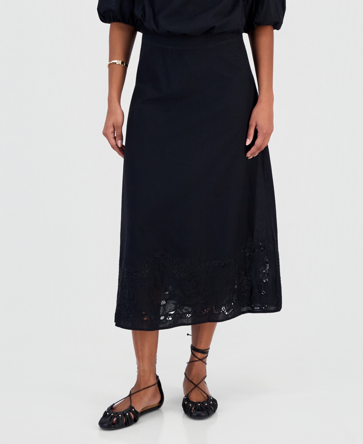 Click here for I.n.c. International Concepts Womens Floral Lace-T... prices