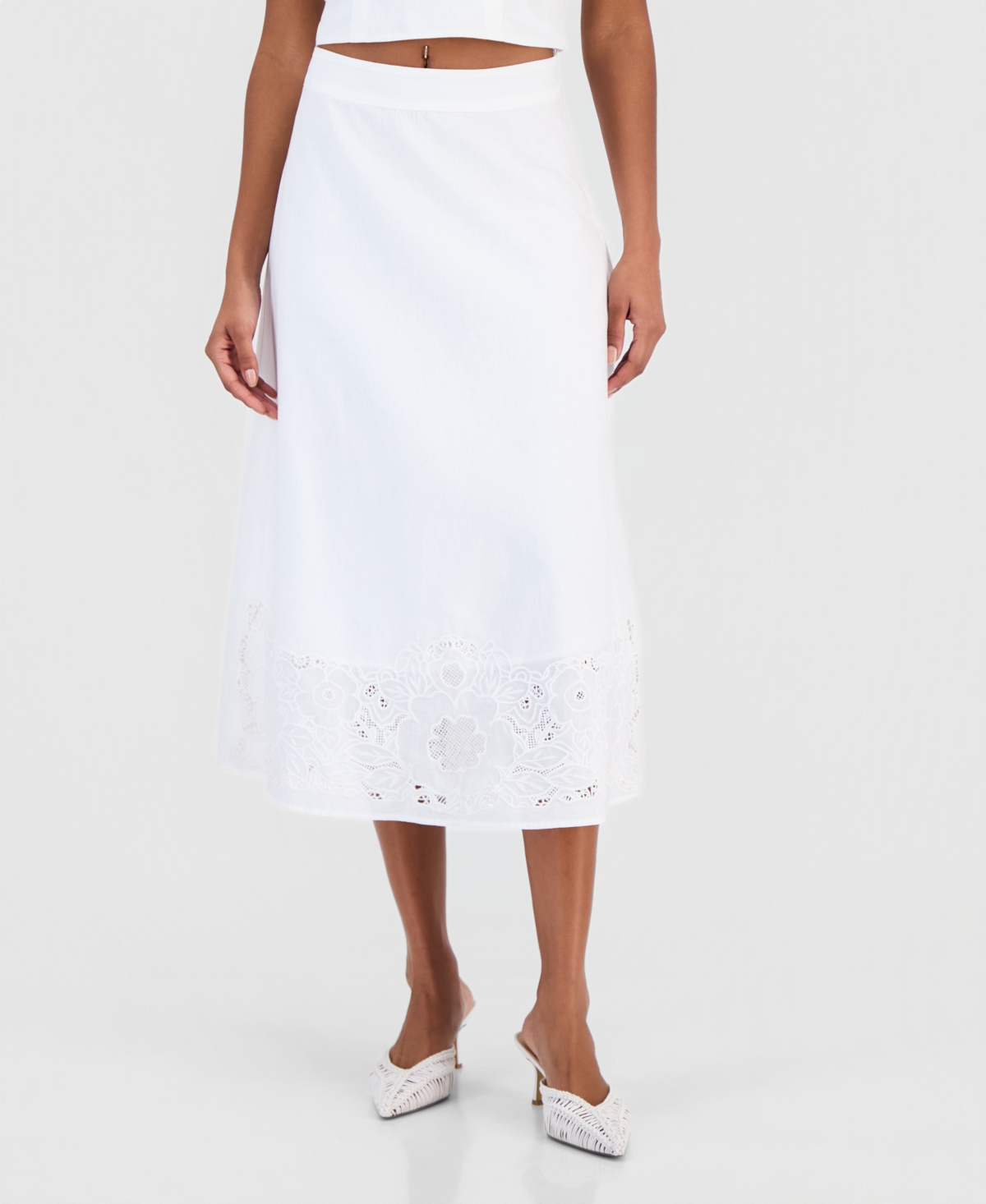 Click here for I.n.c. International Concepts Womens Floral Lace-T... prices