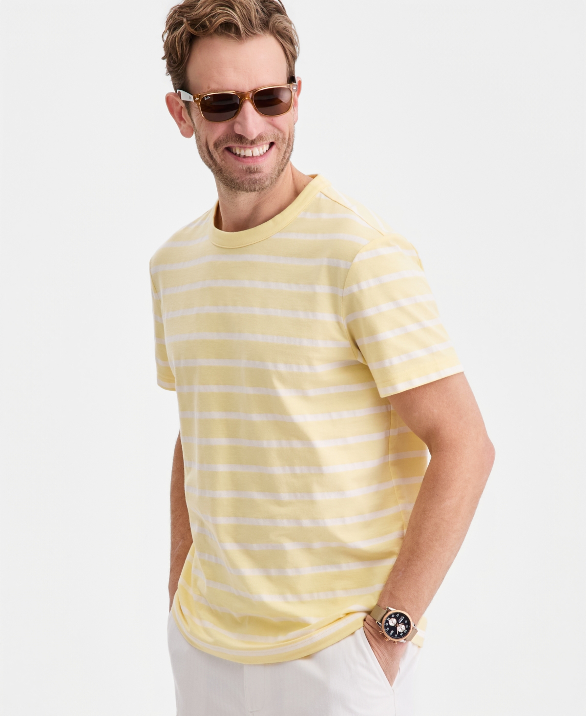 Click here for Club Room Mens Sail Stripe T-Shirt  Macys Exclusiv... prices