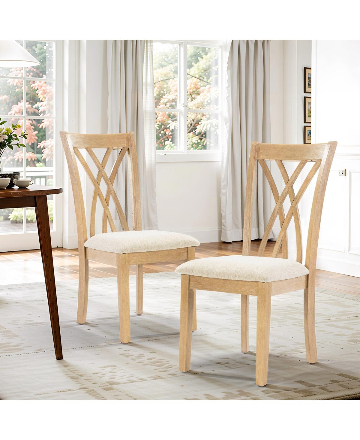 Click here for Streamdale Furniture Off-White Boucle Dining Chair... prices