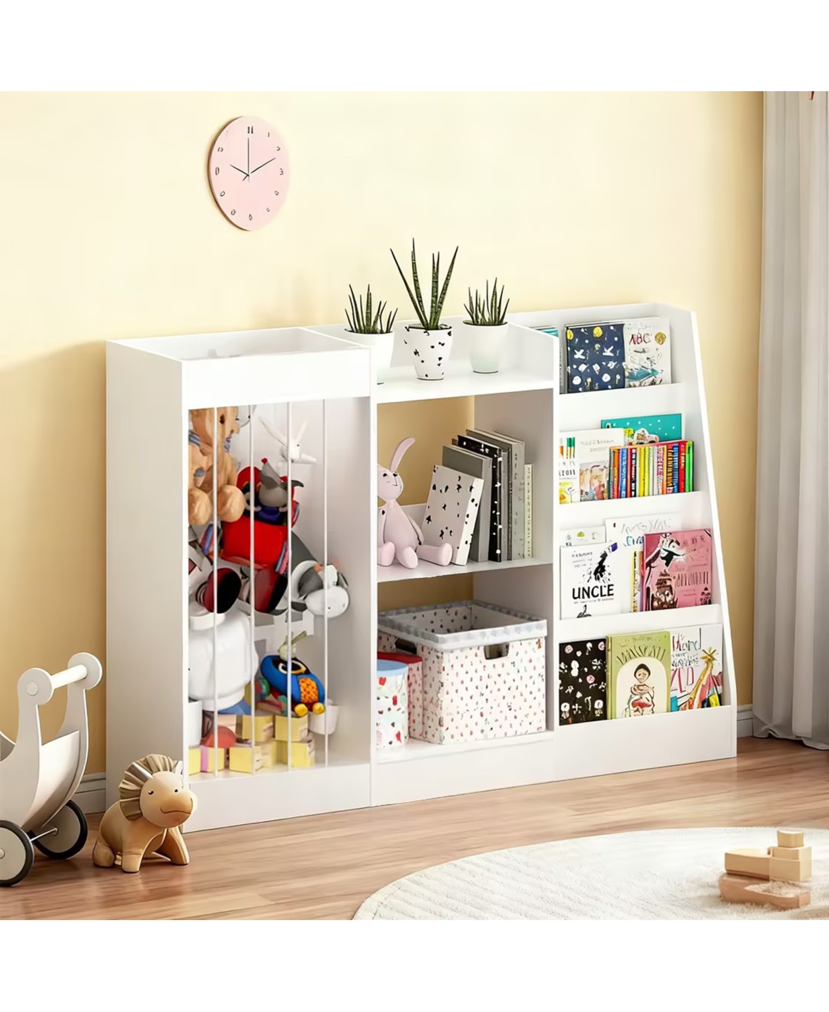 Click here for Streamdale Furniture Kids Bookshelf and Toy Storag... prices