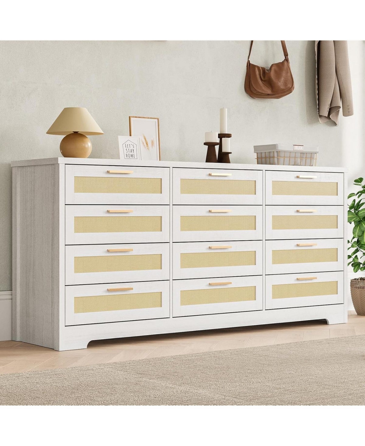 Click here for gaomon 12 Drawer Dresser for Bedroom  Modern Farmh... prices