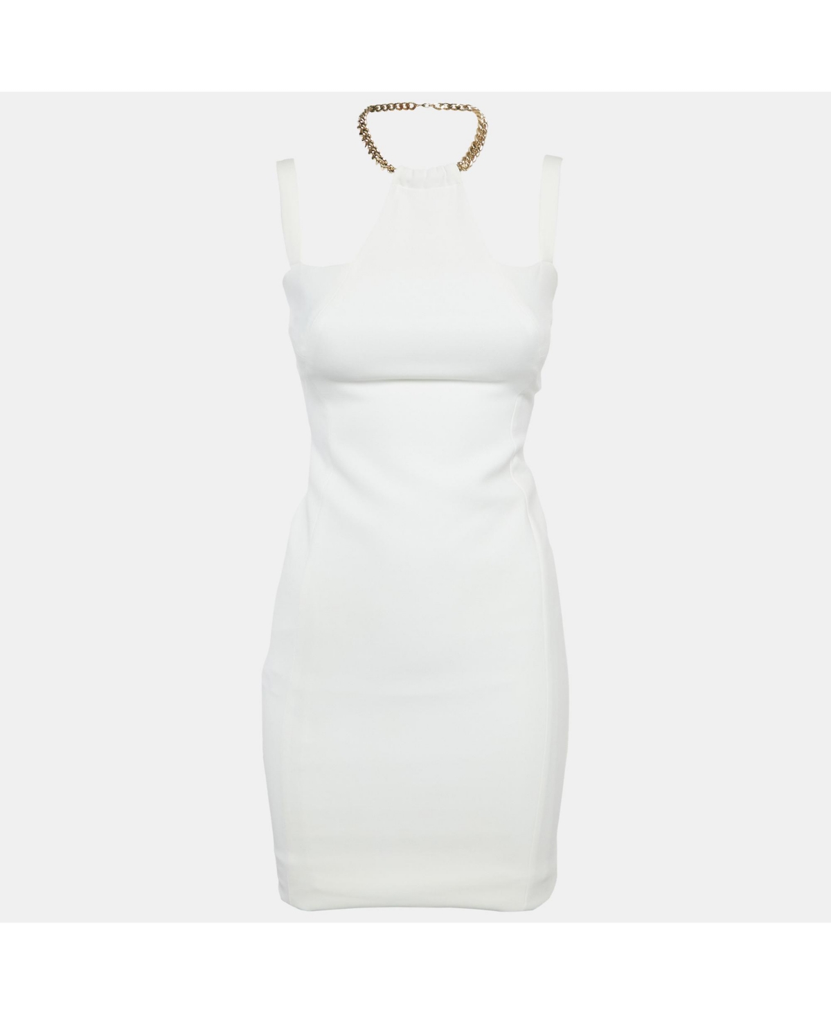 Click here for Pre-Owned Versace Womens Collection White Crepe Ch... prices