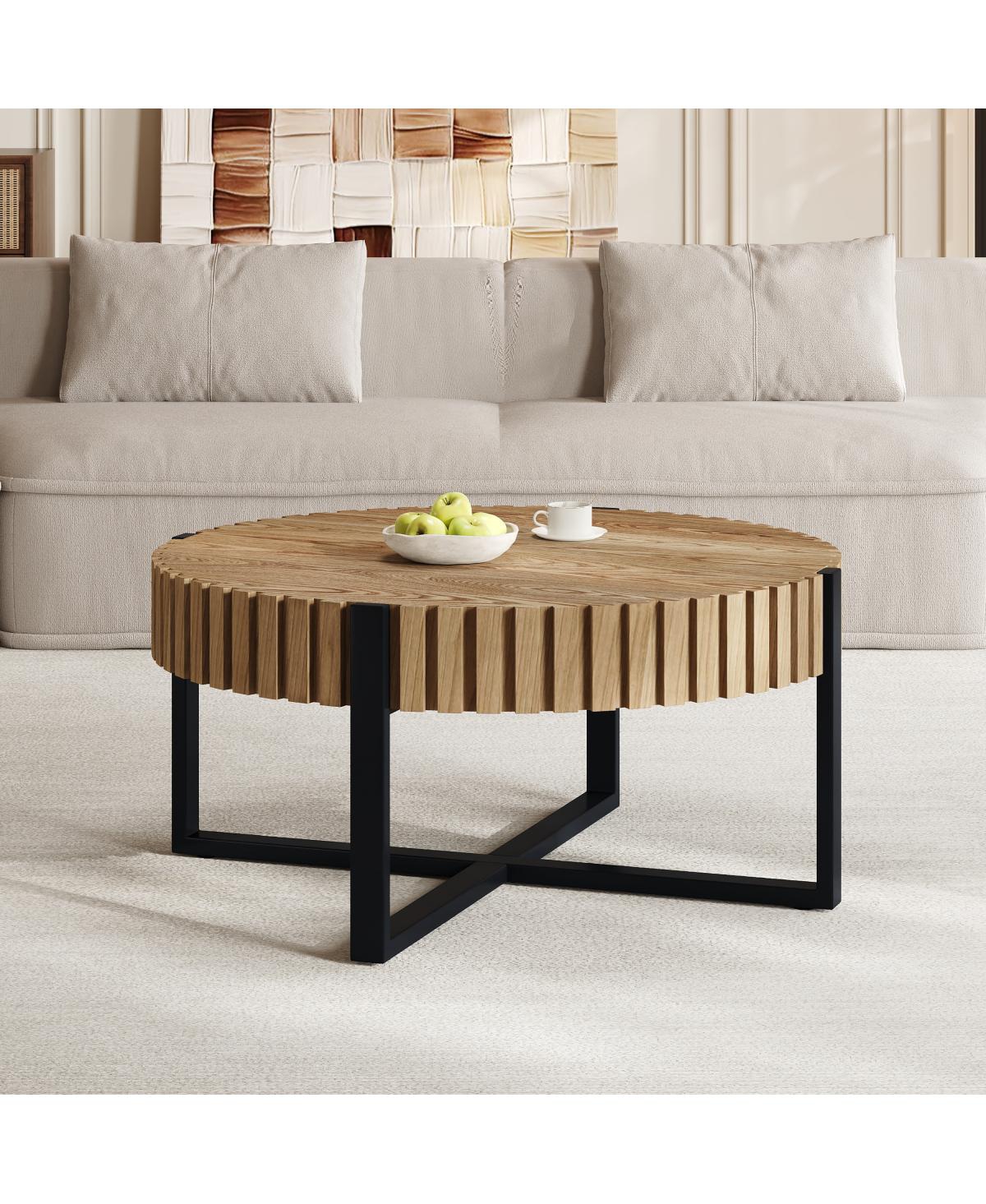 Click here for Streamdale Furniture Round Handcraft Drum Coffee T... prices
