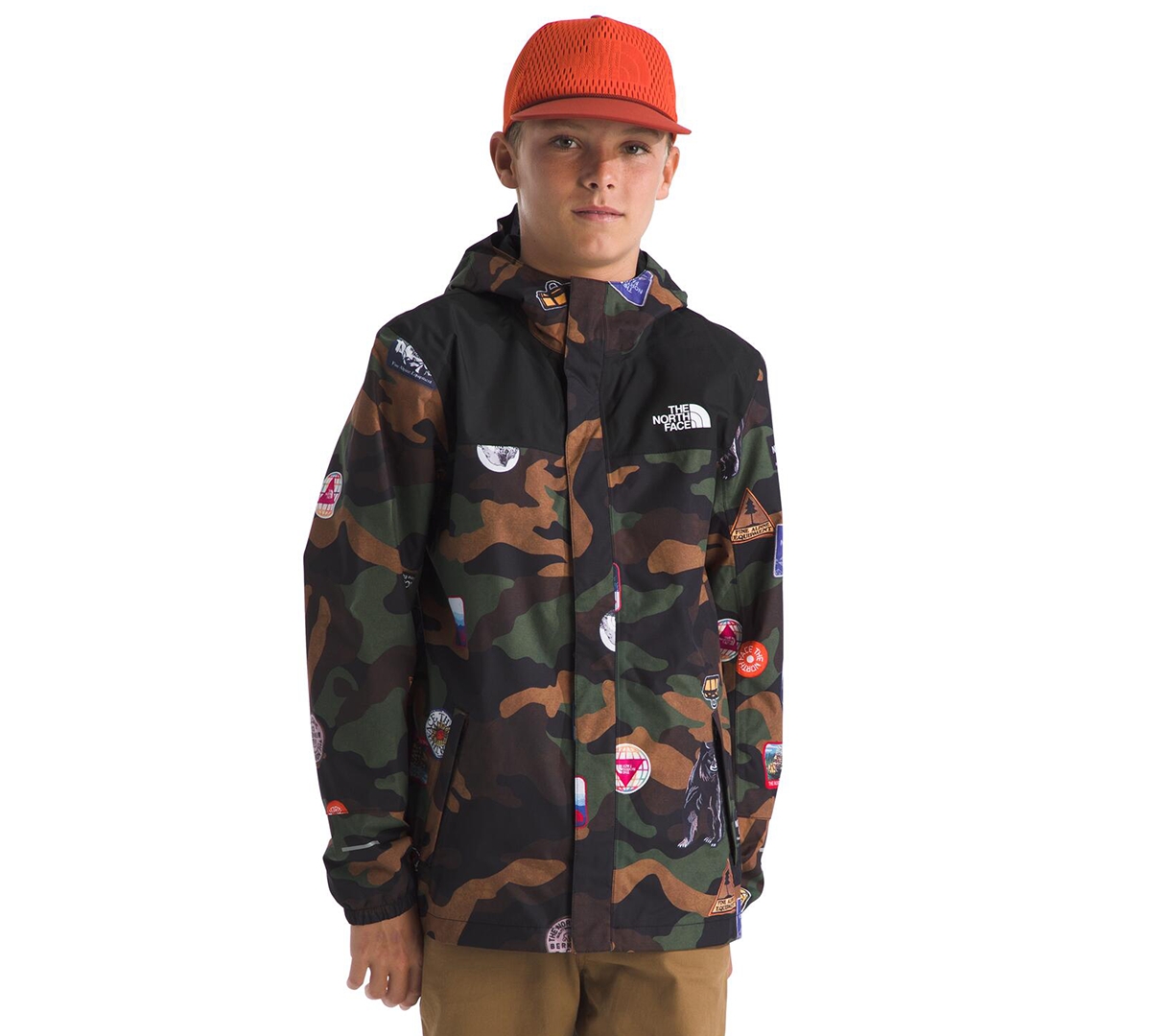 Click here for The North Face Boys 7-20 Antora Printed Rain Jacke... prices