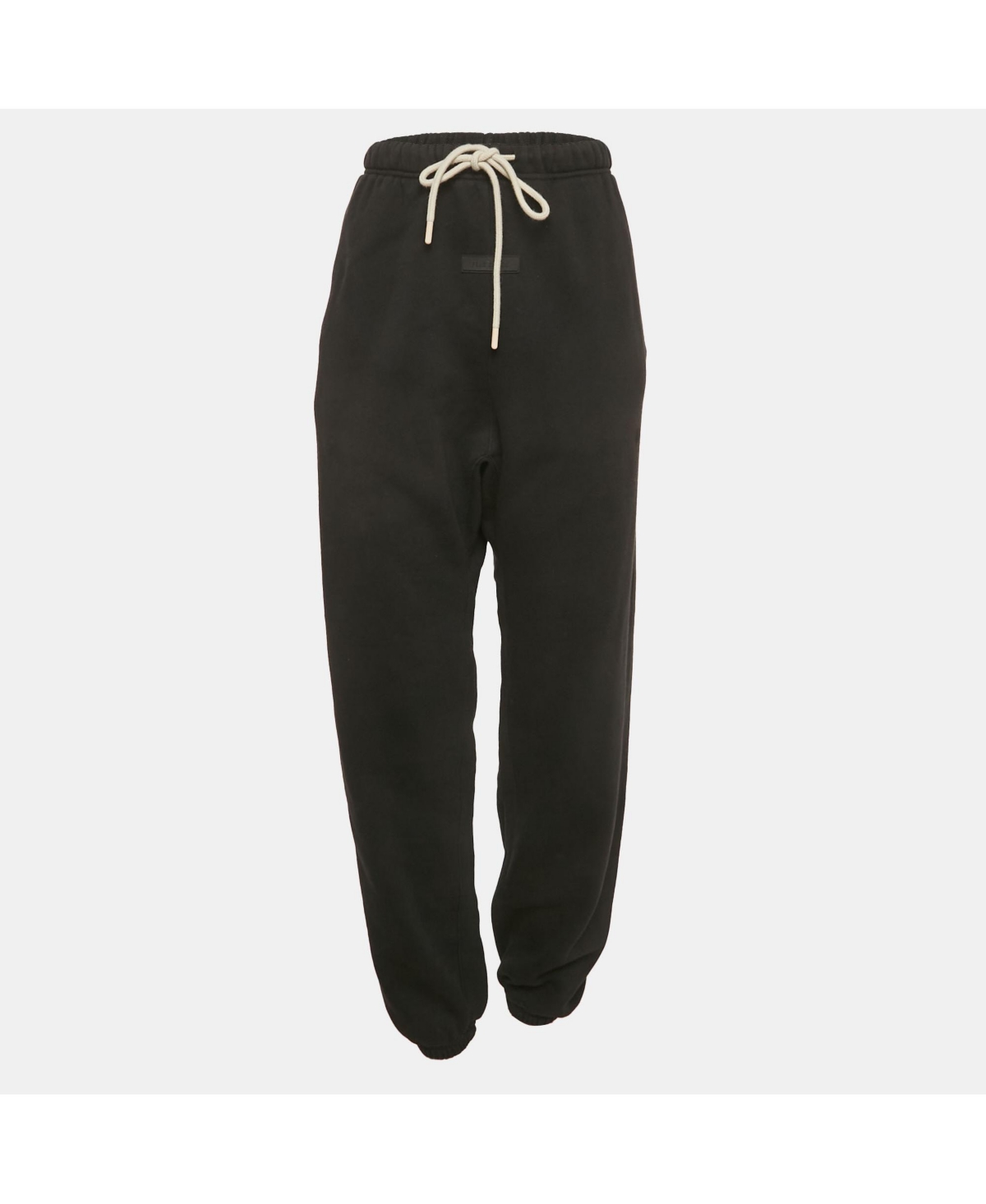 Click here for Pre-Owned Fear Of God Mens Black Cotton Sweatpants... prices