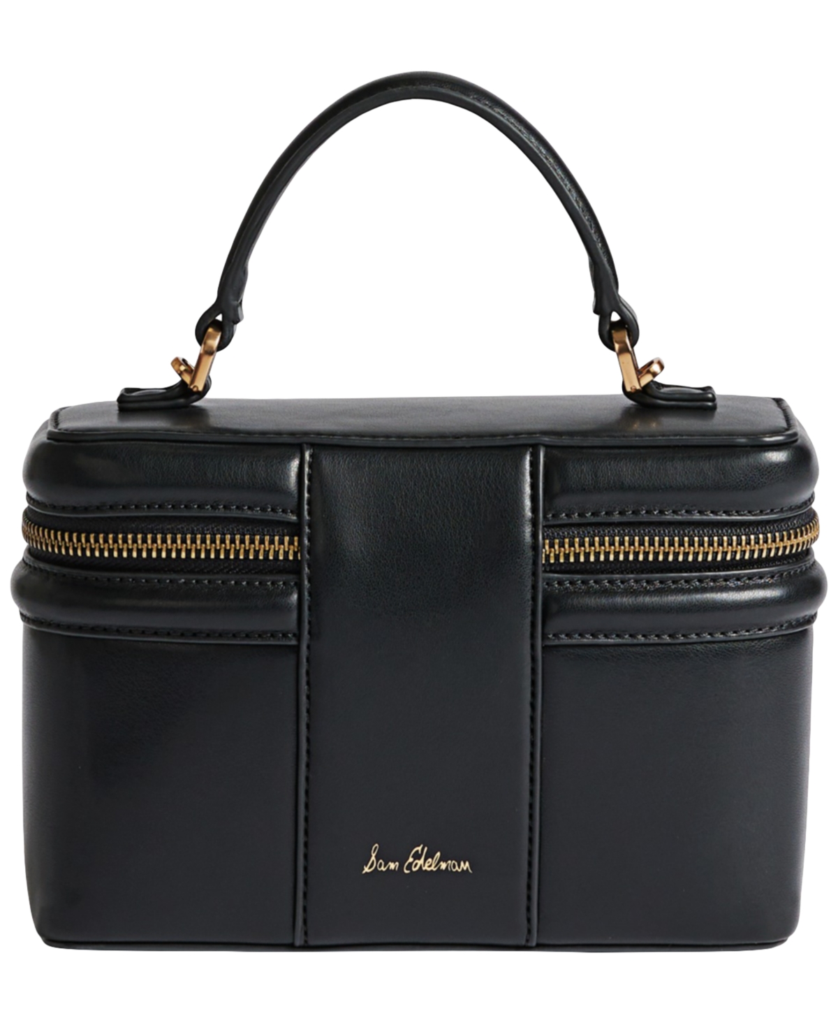 Click here for Sam Edelman Paige Logo Mini Crossbody Bag - Black prices