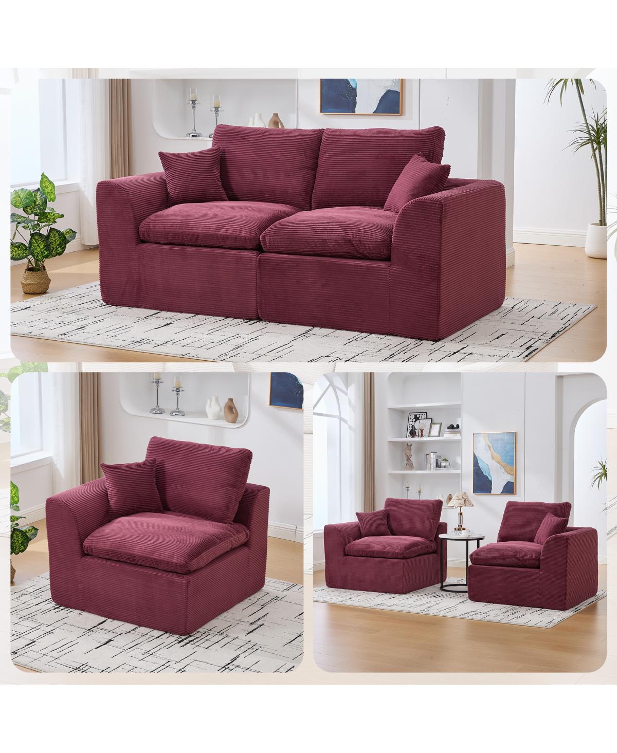 Click here for Streamdale Furniture Modular Sectional Sofa Cloud... prices