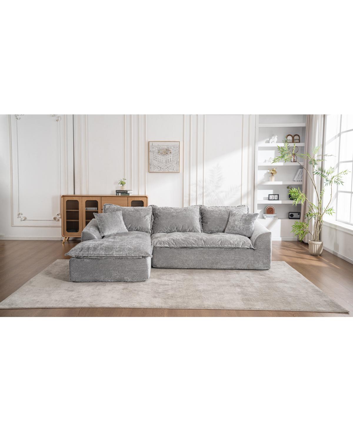 Click here for Streamdale 103" Cloud Sectional Couch w/ L-Sh... prices