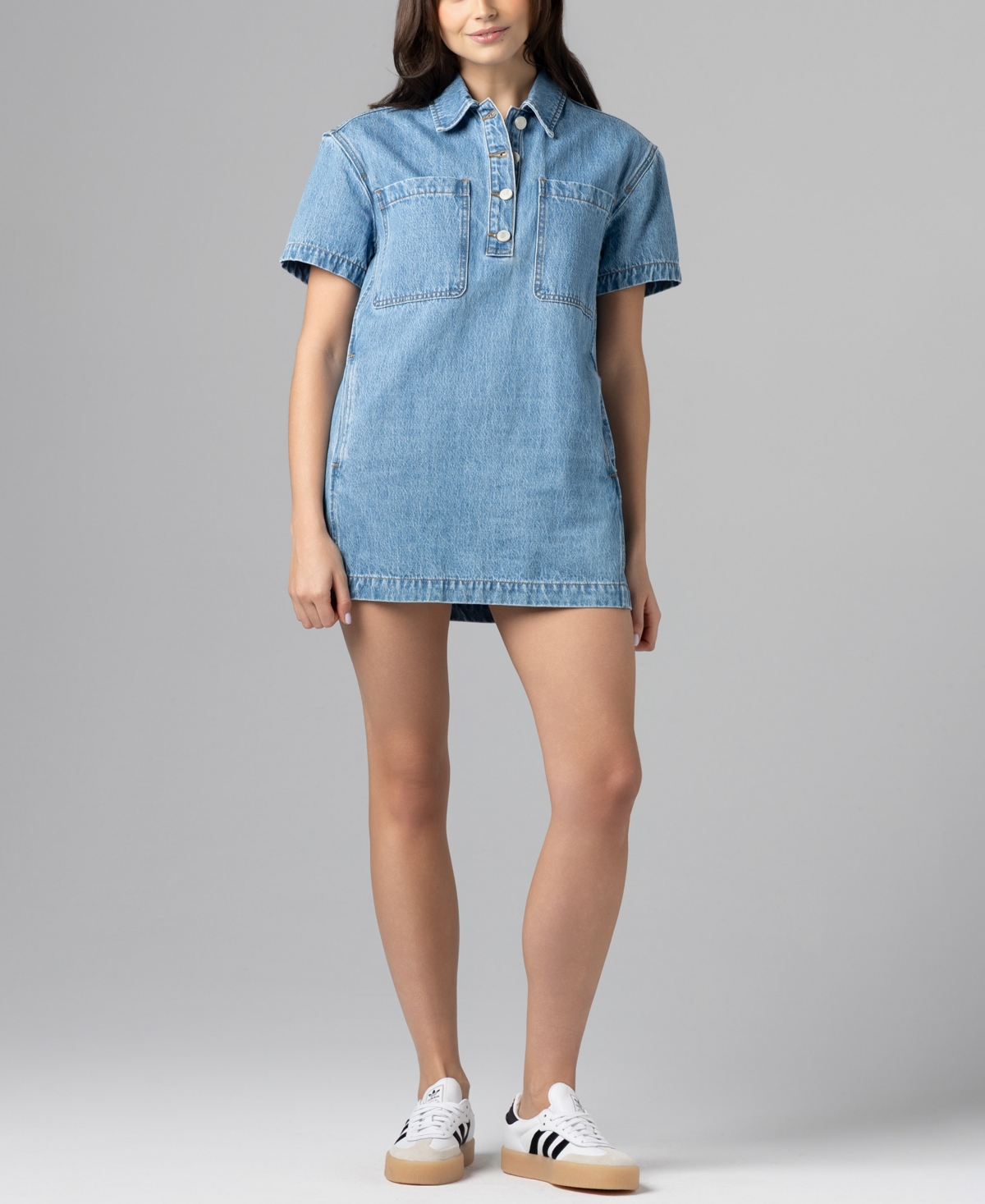 Click here for Blank Nyc Womens Denim Shift Dress - Easy Goer prices