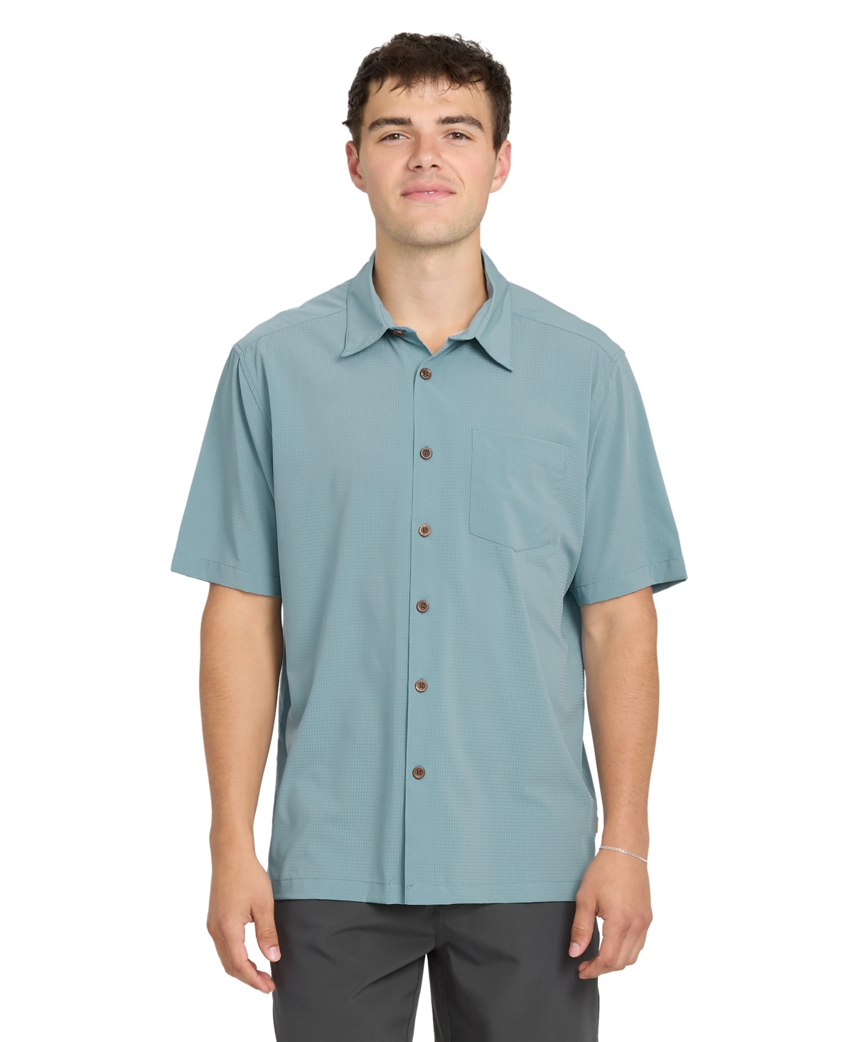 Click here for Quiksilver Waterman Mens Comfort Fit Shirt - Blue... prices