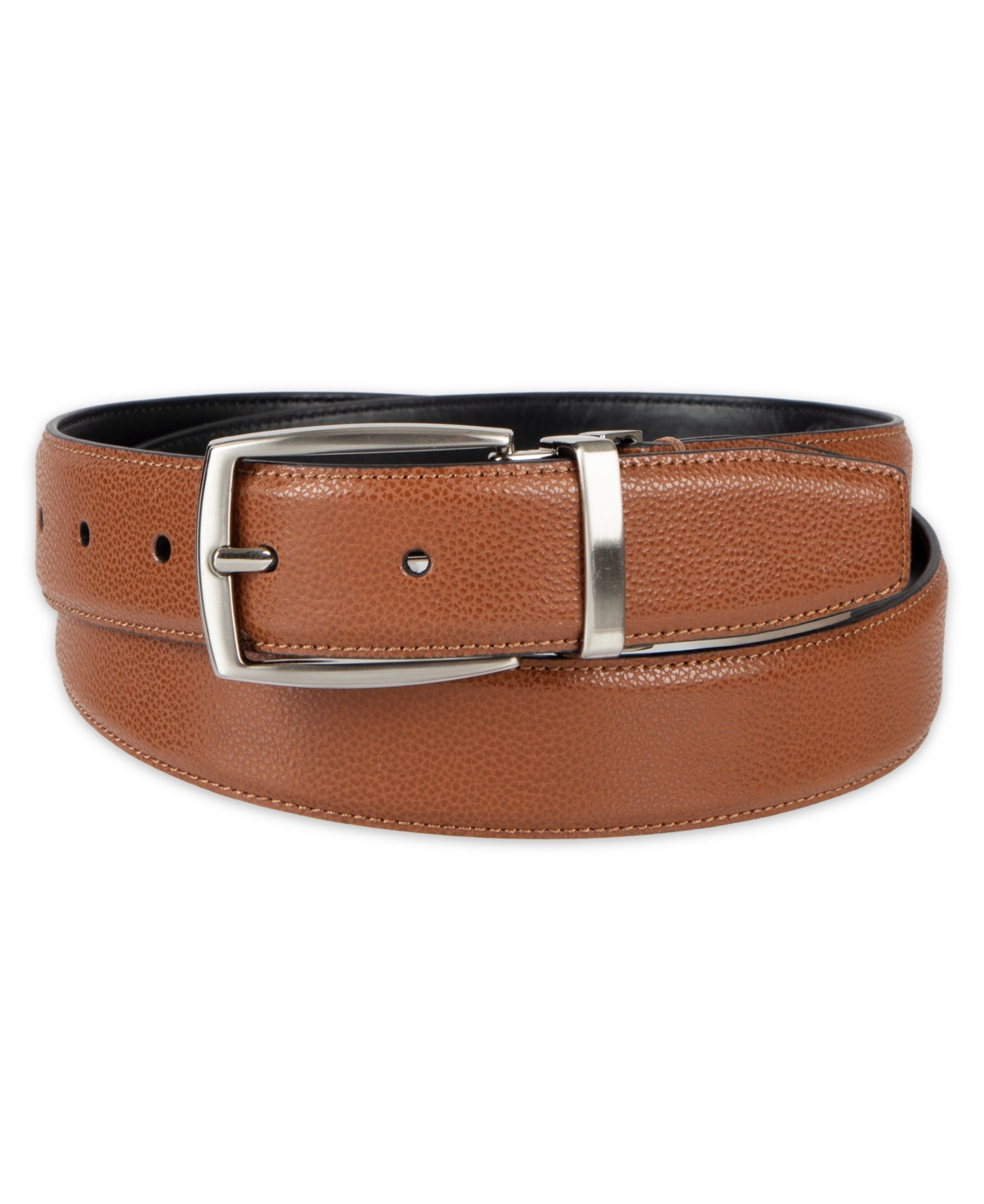 Click here for Club Room Mens Luxury 2-In-1 Reversible Pebbled Le... prices