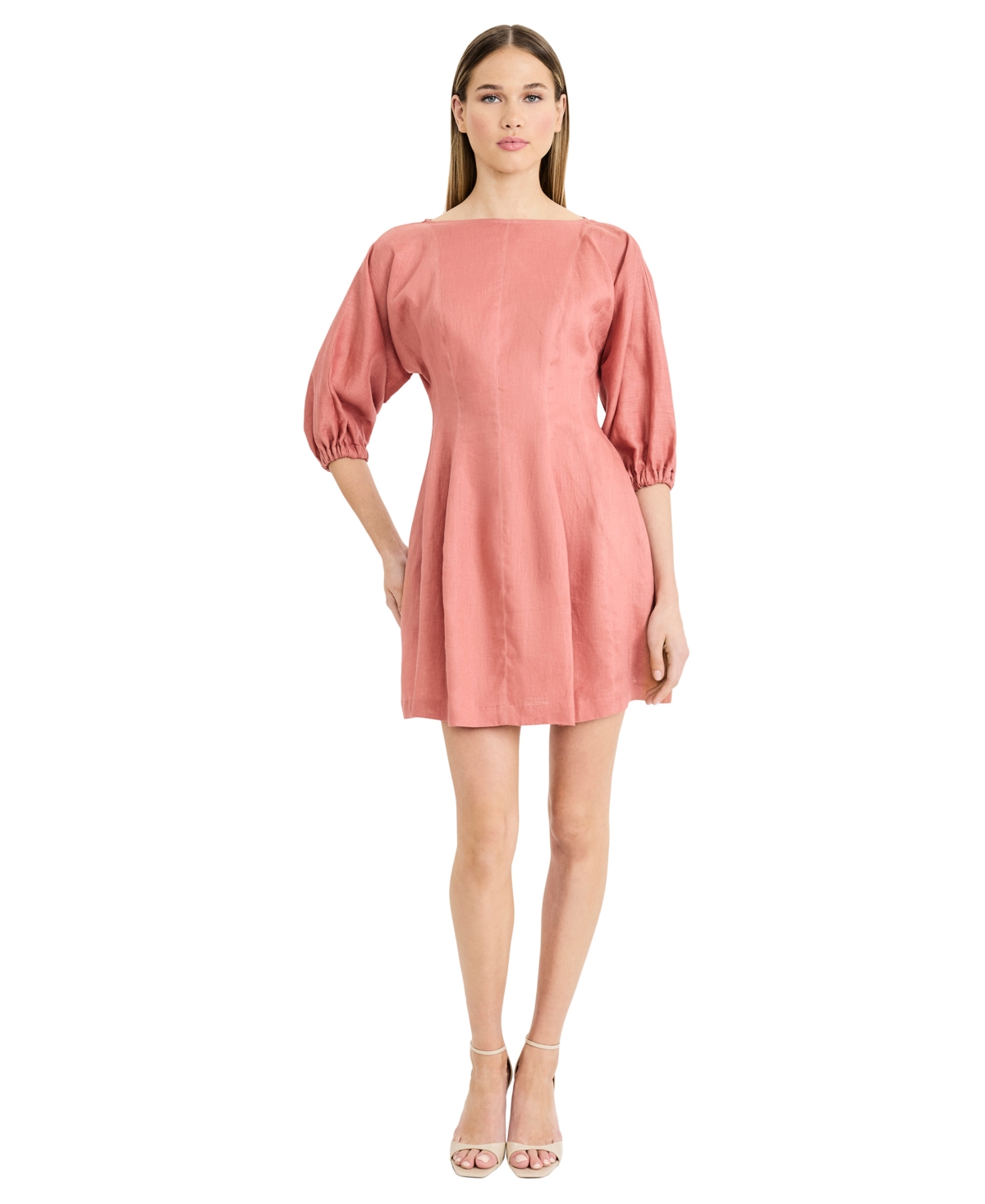 Click here for Luxely Womens Dolman-Sleeve Boat Neck Mini Dress -... prices