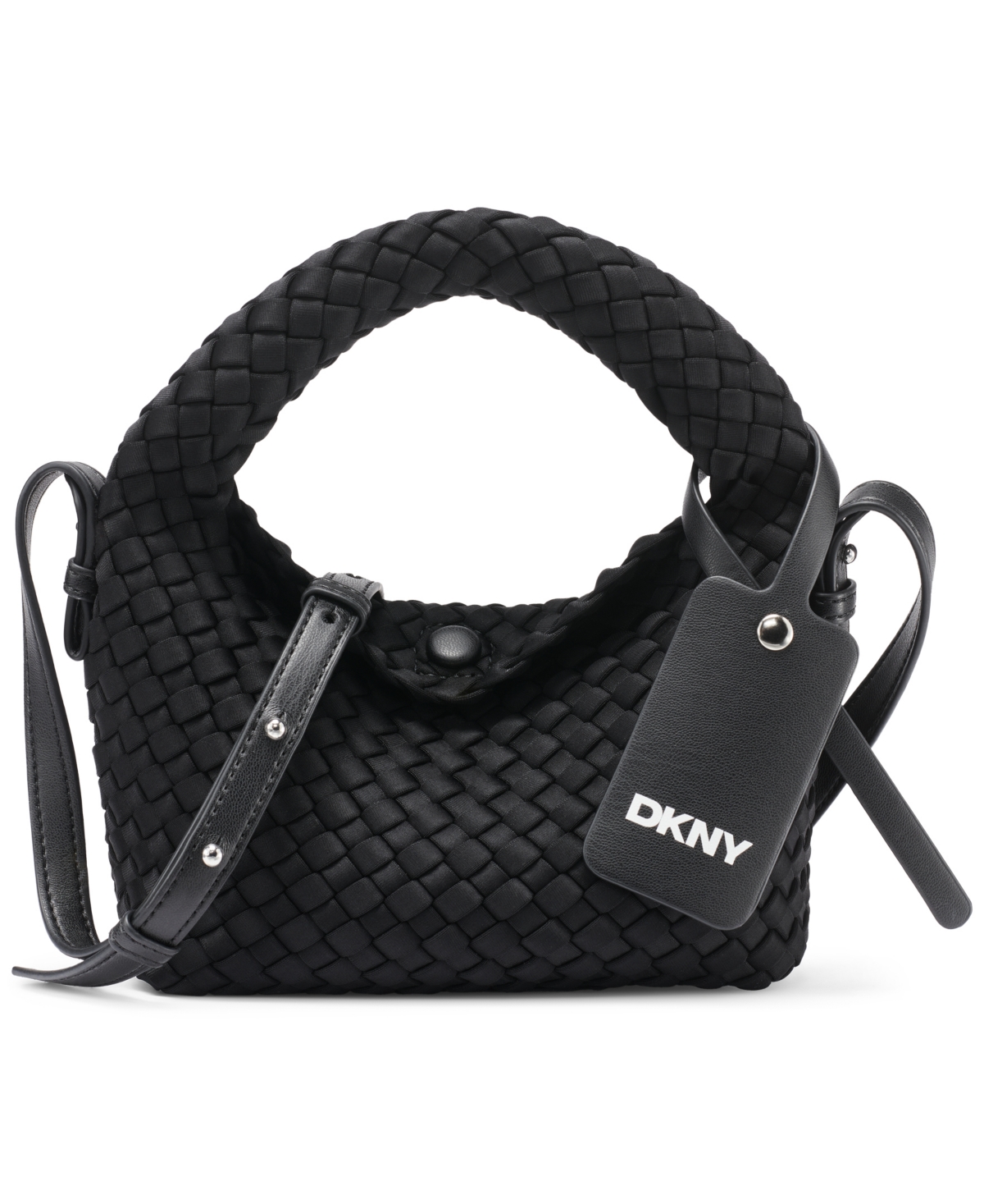 Click here for Dkny Giselle Magnet Closure Crossbody Bag - Black/... prices