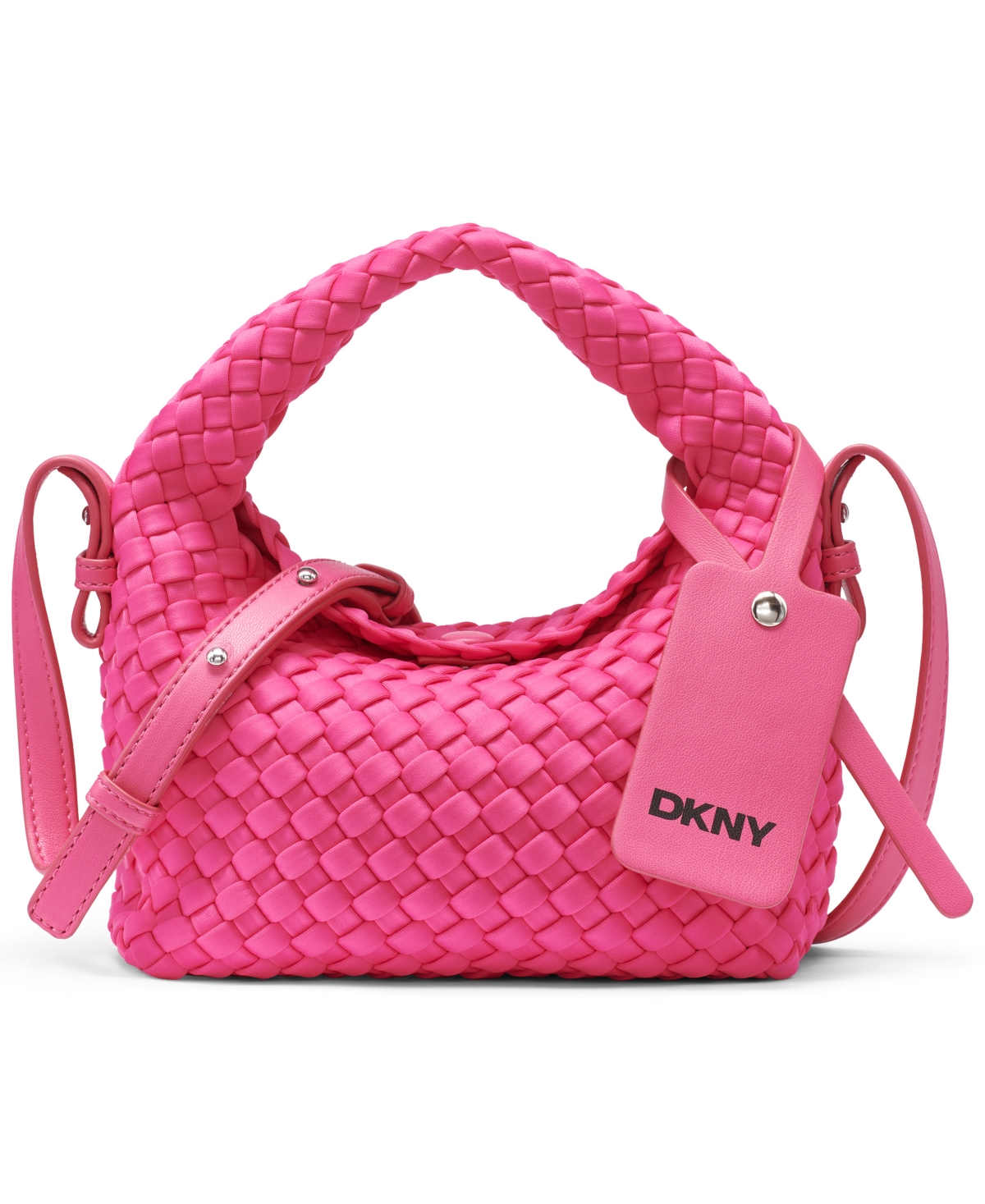 Click here for Dkny Giselle Magnet Closure Crossbody Bag - Hot Pi... prices