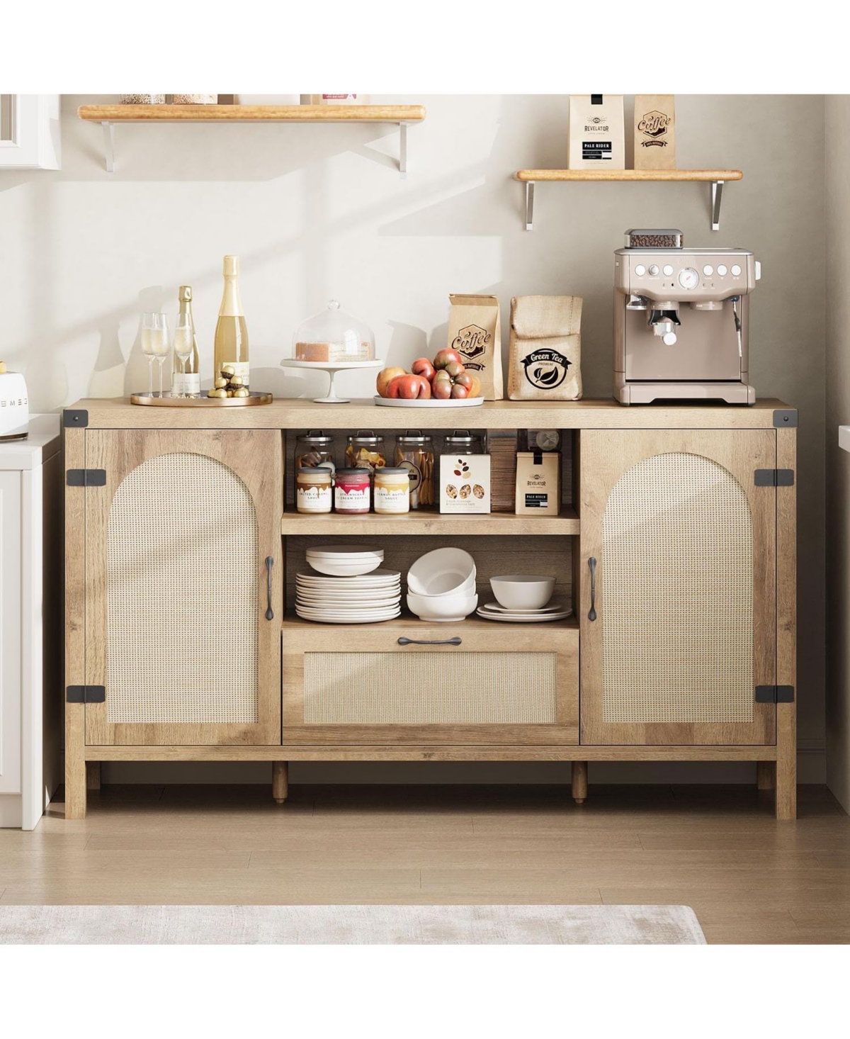 Click here for gaomon 59.1" Buffet Sideboard Cabinet with St... prices