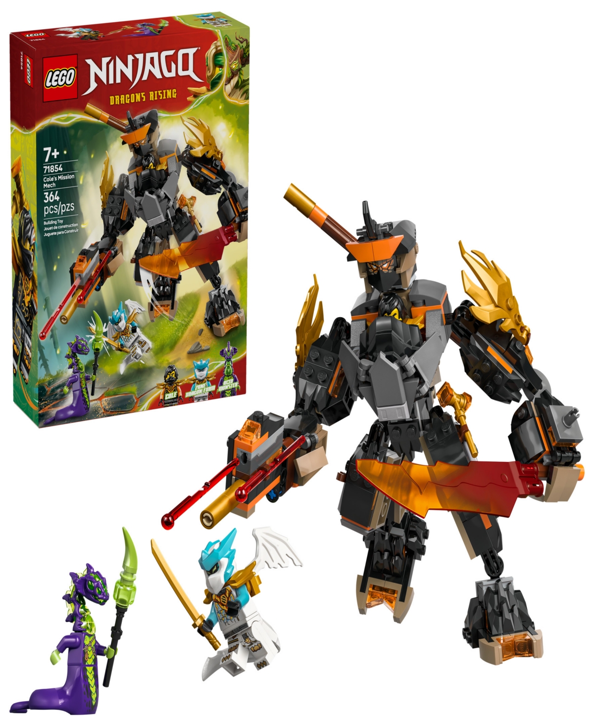 Click here for Lego Ninjago Coles Mission Mech Dragon Zane Buildi... prices