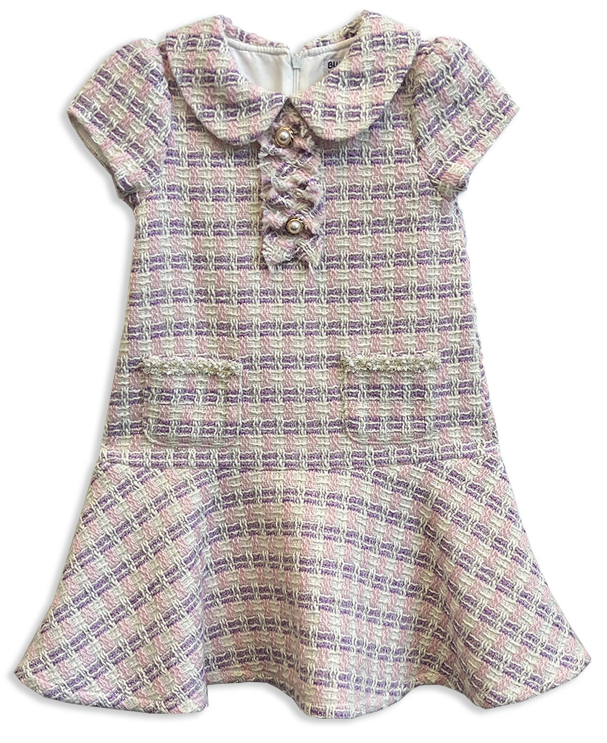 Click here for Blueberi Boulevard Girls 2T-6X Boucle Dress - Purp... prices
