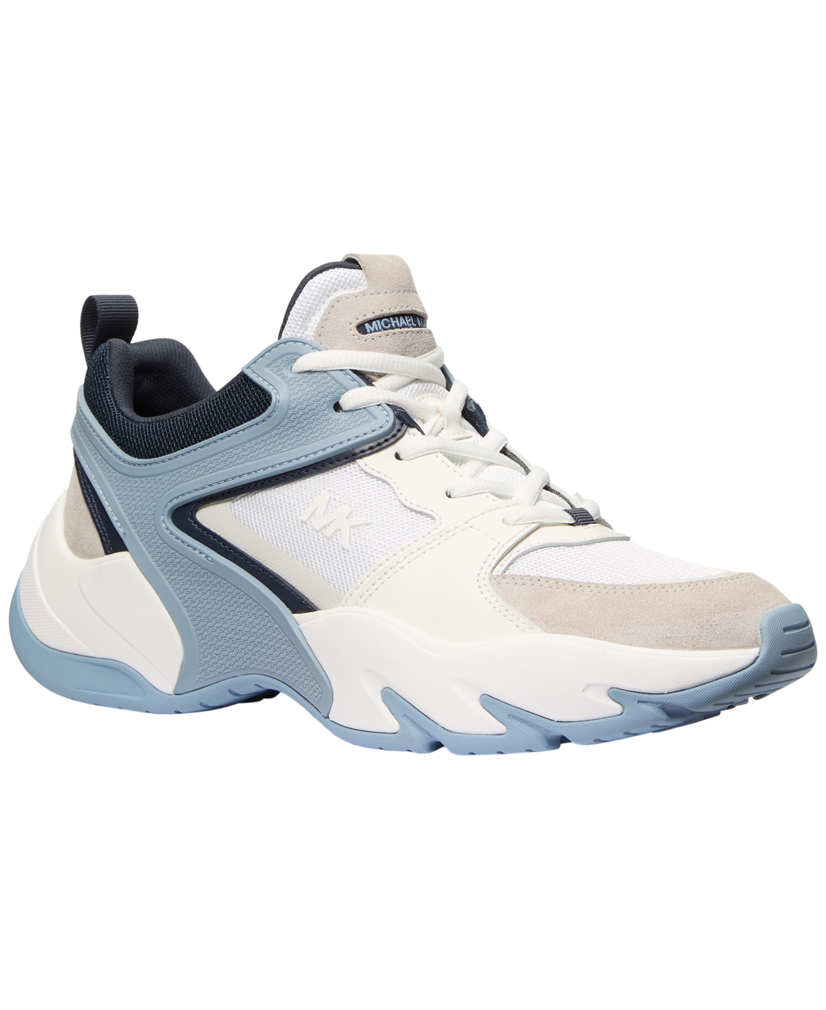 Click here for Michael Kors Mens Chase Trainer Lace-Up Sneakers -... prices