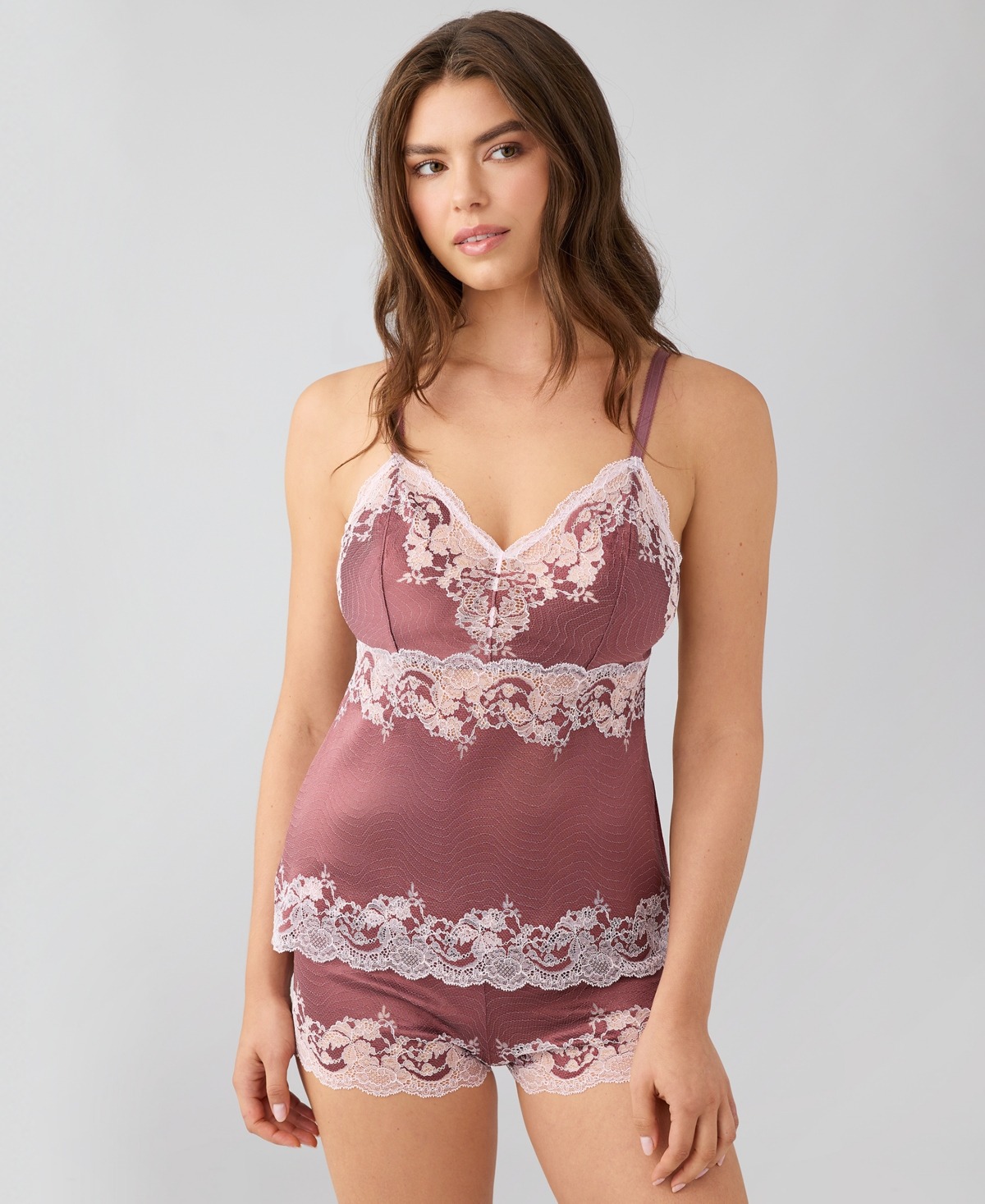 Click here for Wacoal America Inc.WomensCami812481 - Rose Brown/c... prices