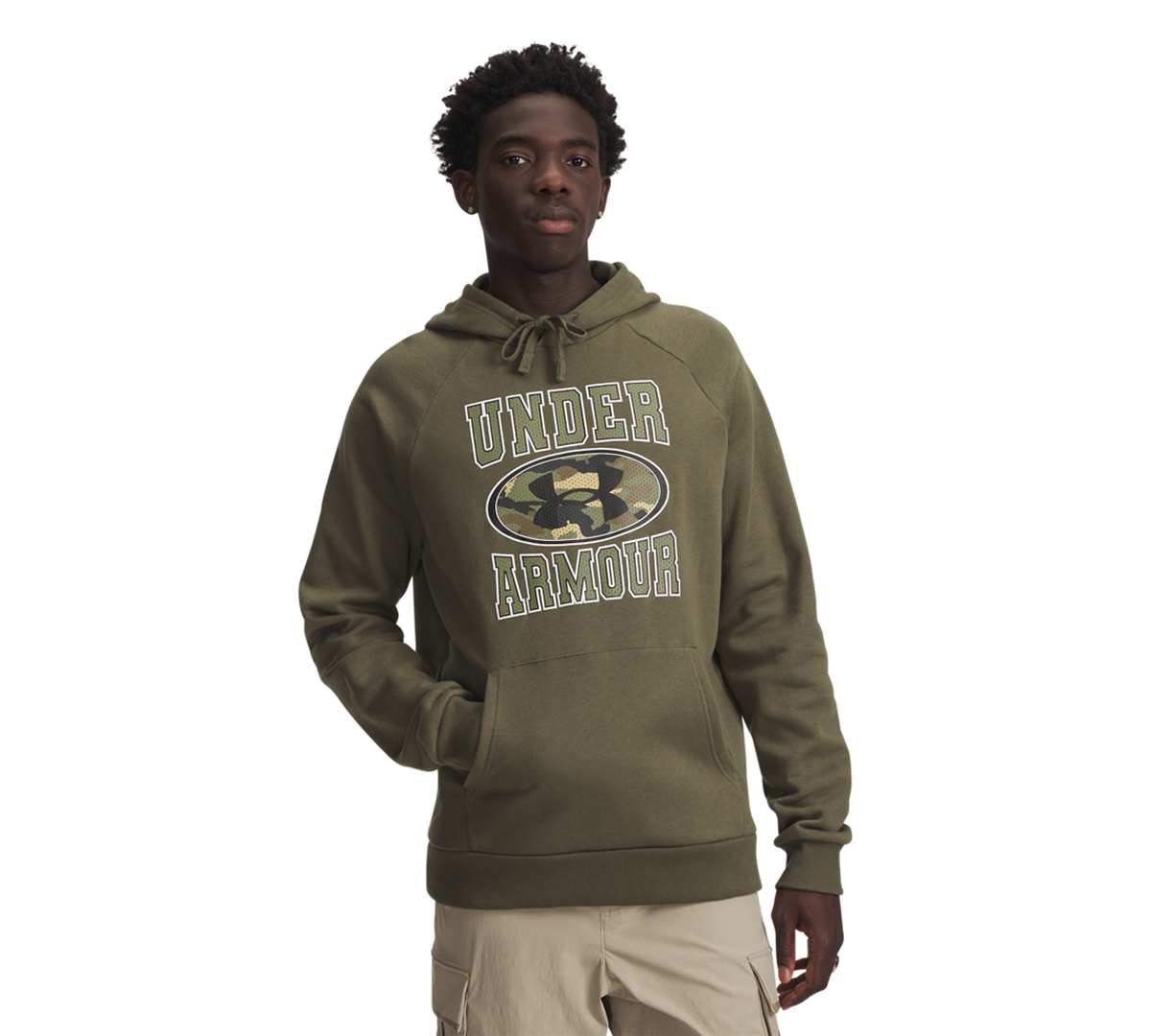 Click here for Under Armour Mens Rival Camo Print Sweatshirt - Ma... prices