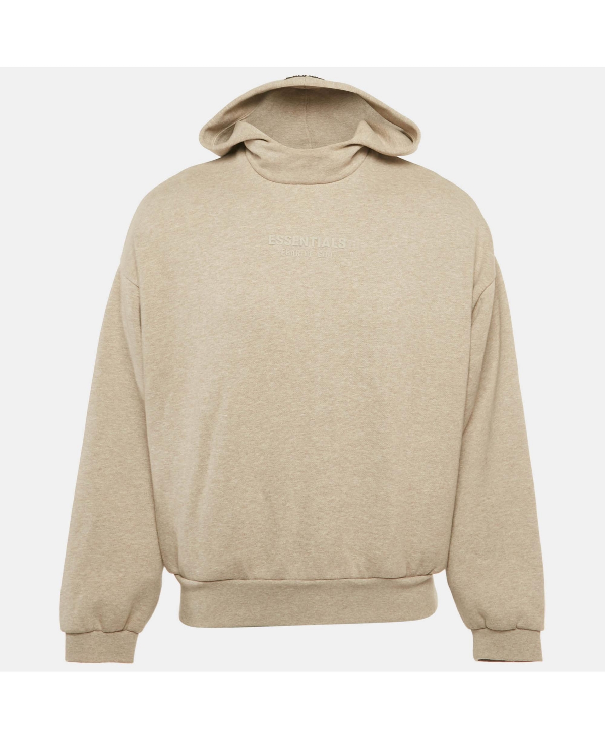 Click here for Pre-Owned Fear Of God Mens Beige Logo Print Cotton... prices