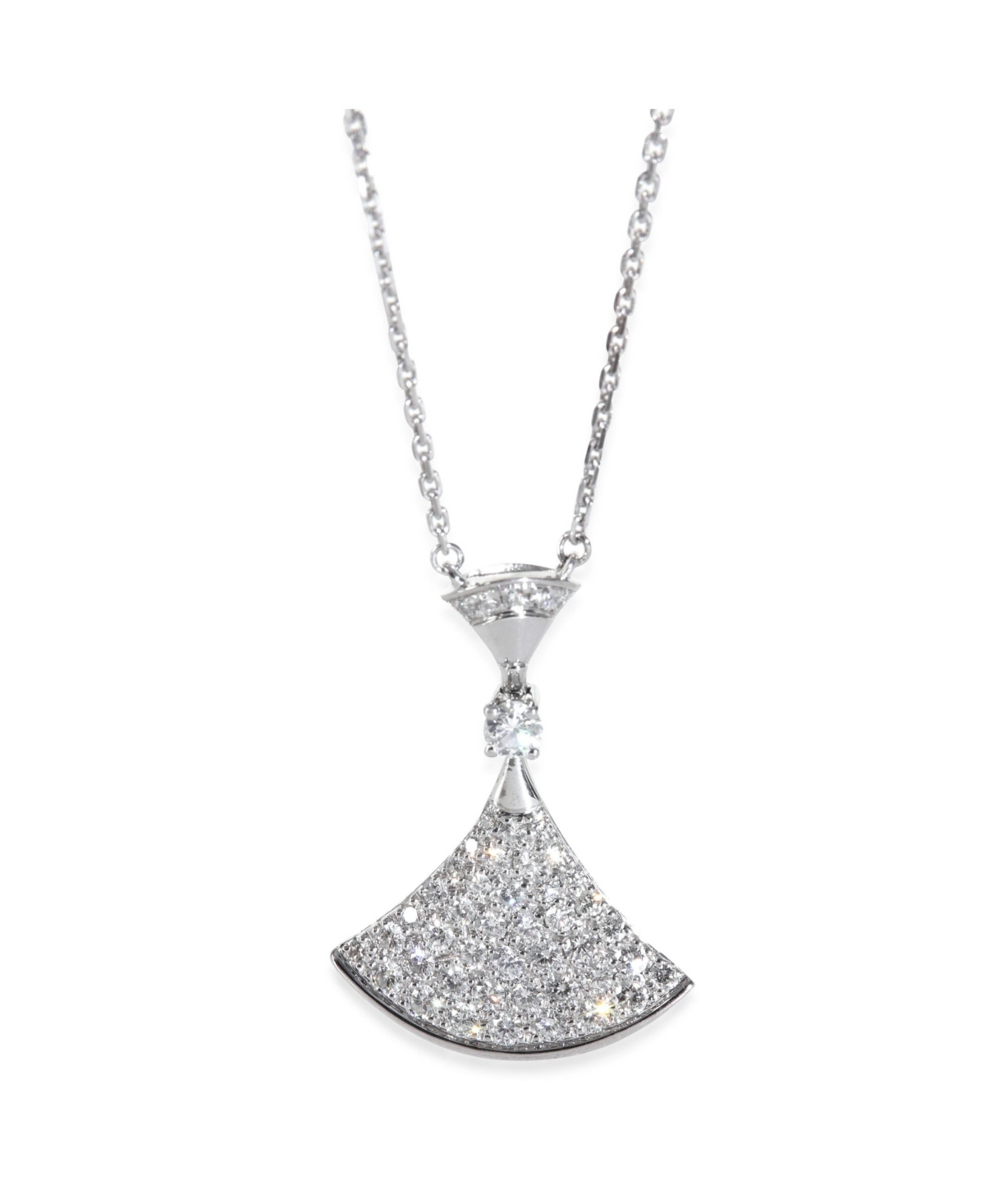 Click here for Bvlgari White Gold Diamond Divas Dream Pendant - G... prices