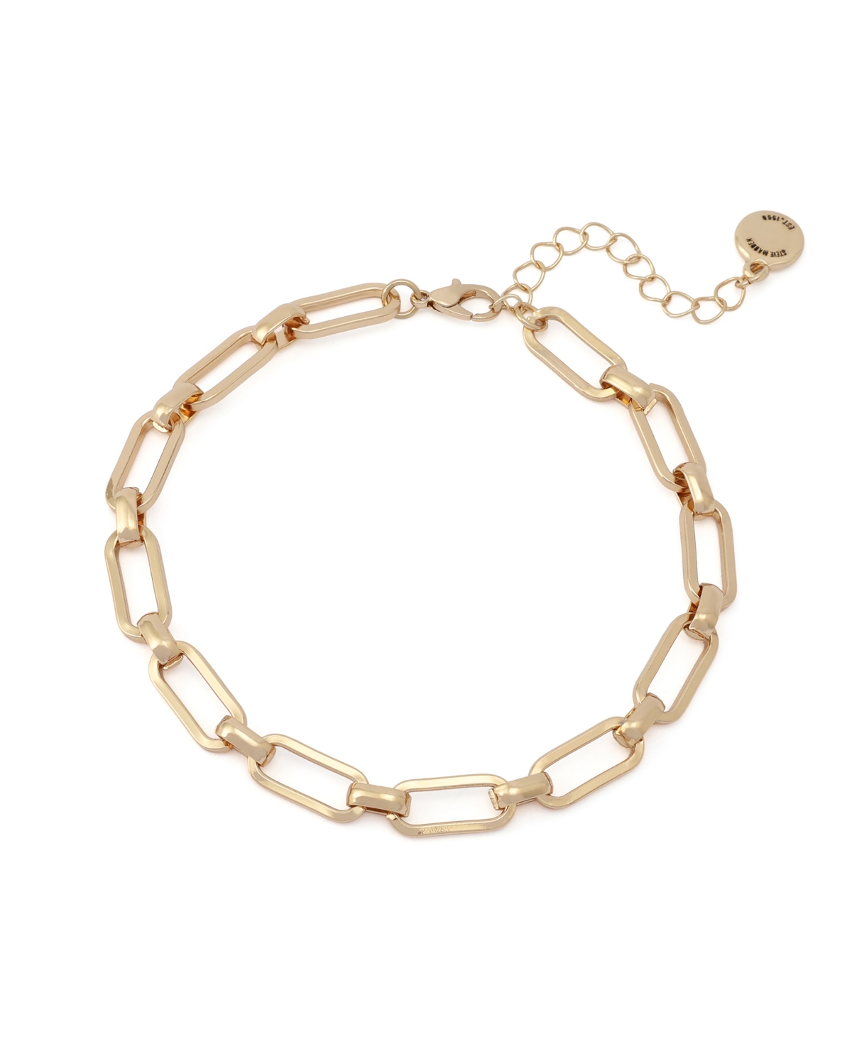 Click here for Steve Madden Paperclip Chain Anklet - Shiny Gold prices