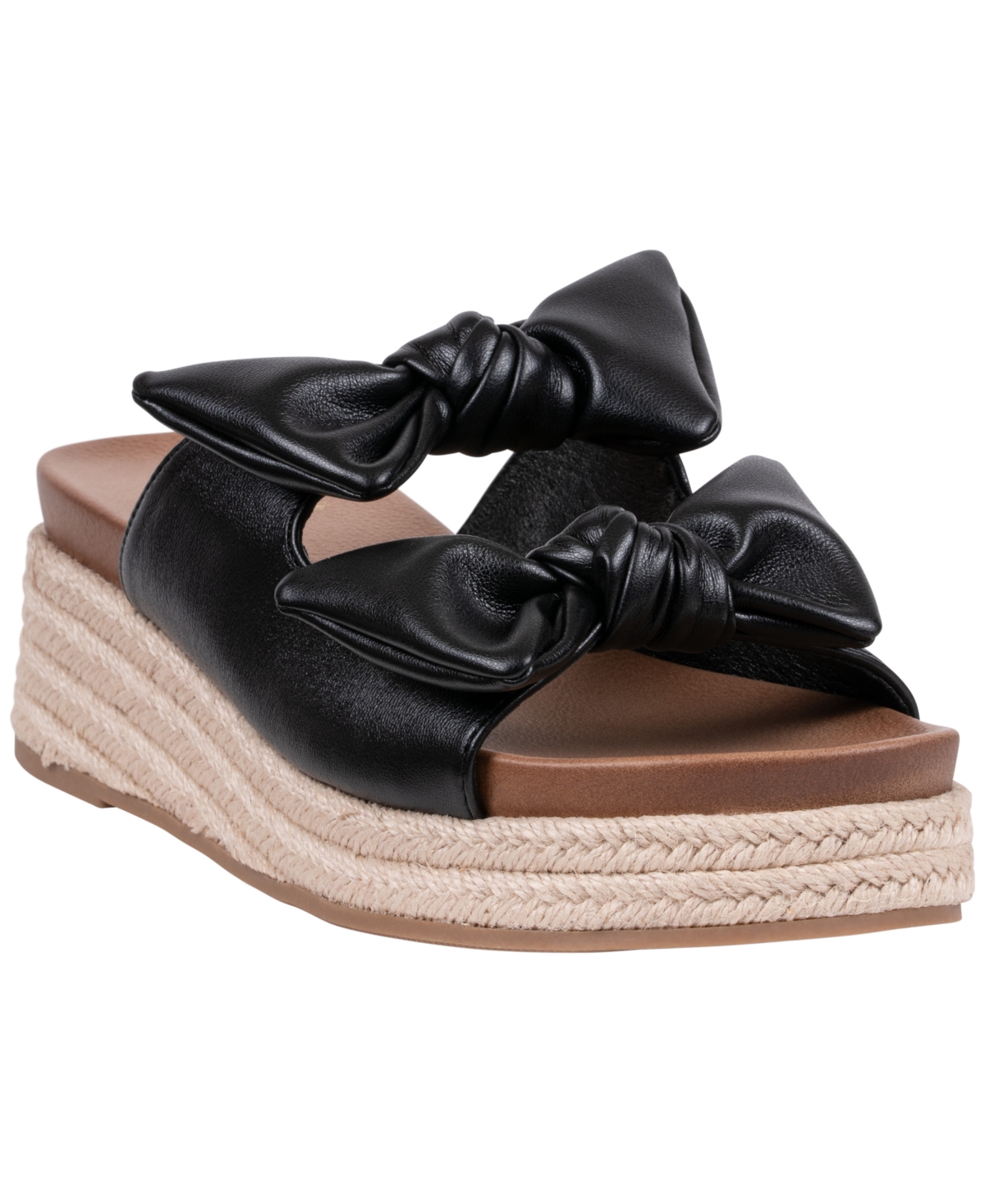 Click here for Gc Shoes Womens Cosmos Double Bow Espadrille Wedge... prices