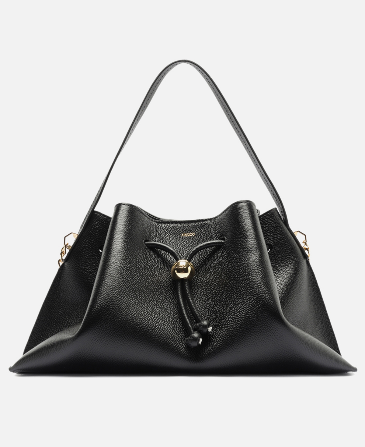 Click here for Arezzo Alba Small Snap Button Shoulder Bag - Black prices