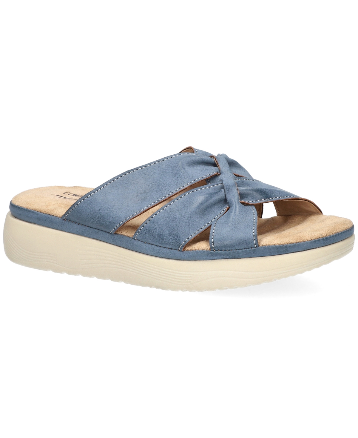 Click here for Easy Street Womens Mickey Woven Slide Sandals - De... prices