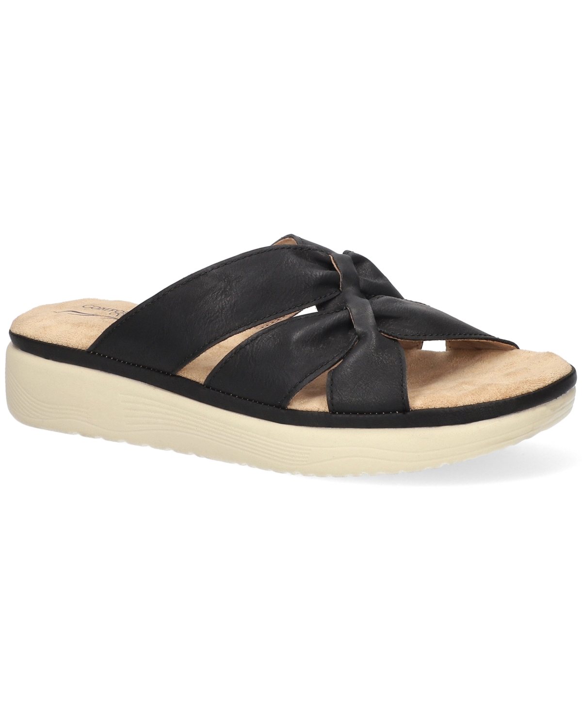 Click here for Easy Street Womens Mickey Woven Slide Sandals - Bl... prices