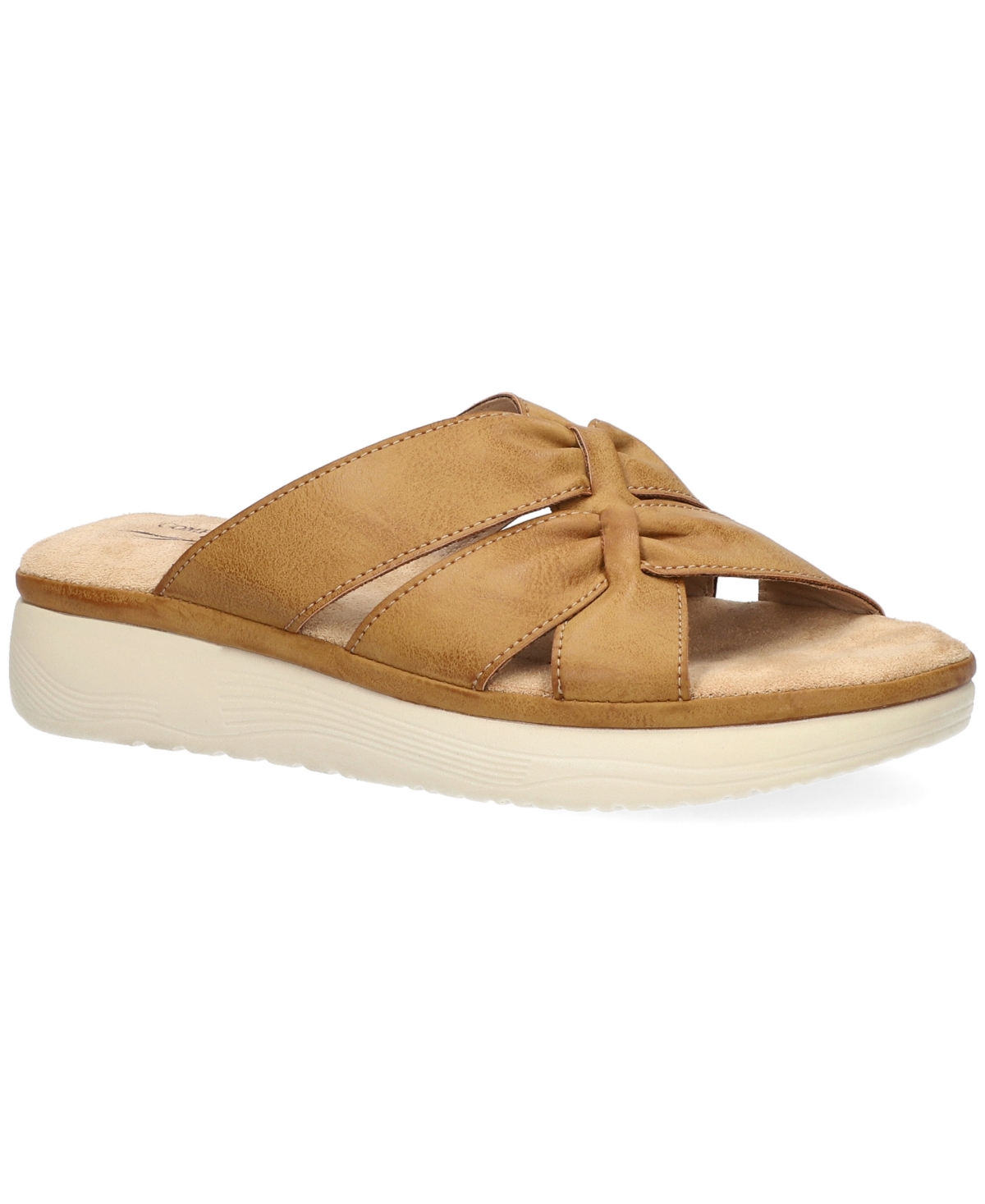 Click here for Easy Street Womens Mickey Woven Slide Sandals - Ta... prices