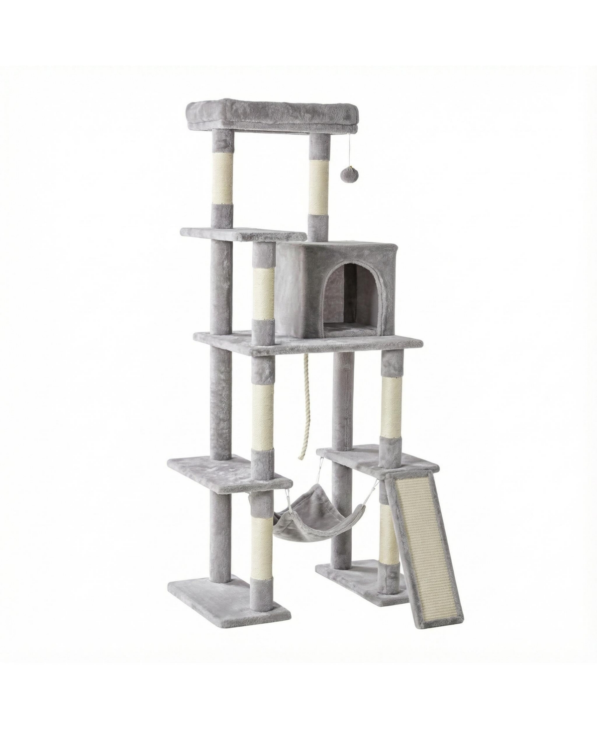 Click here for Zeus & Ruta 63in Cat Tree Tower: Large Multi-Story... prices