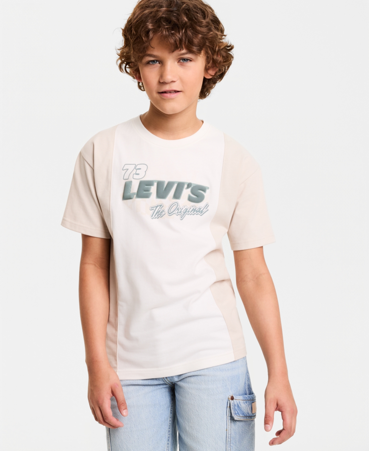 Click here for Levis Boys 8-20 Fast Lane Tee - Levis Egret prices