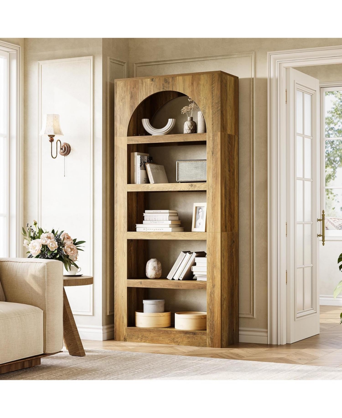 Click here for Tribesigns 70.8 Inches Modern Wooden Bookcase  5-T... prices