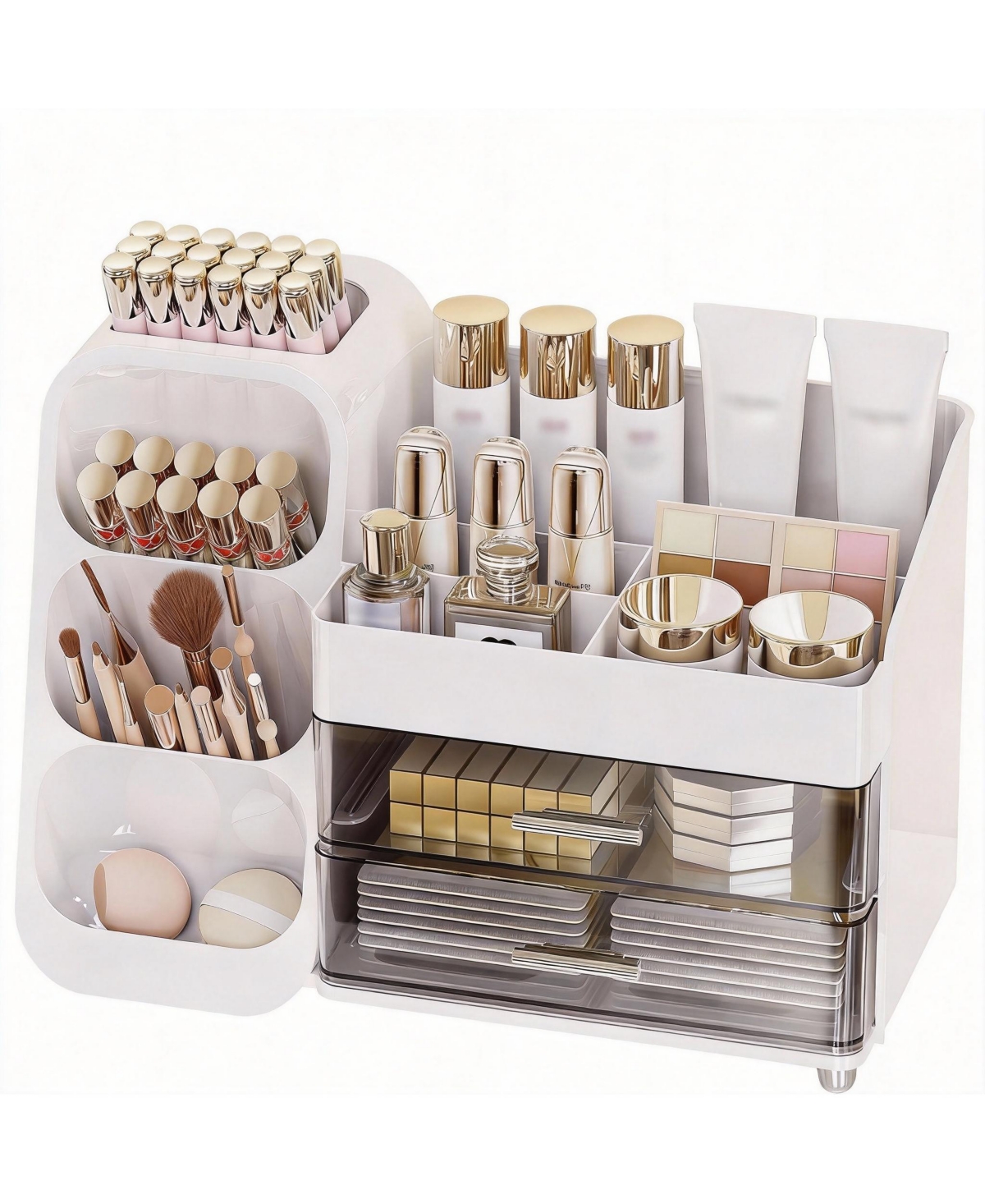 Click here for Yigii Durable Makeup Organizer with Spacious Compa... prices