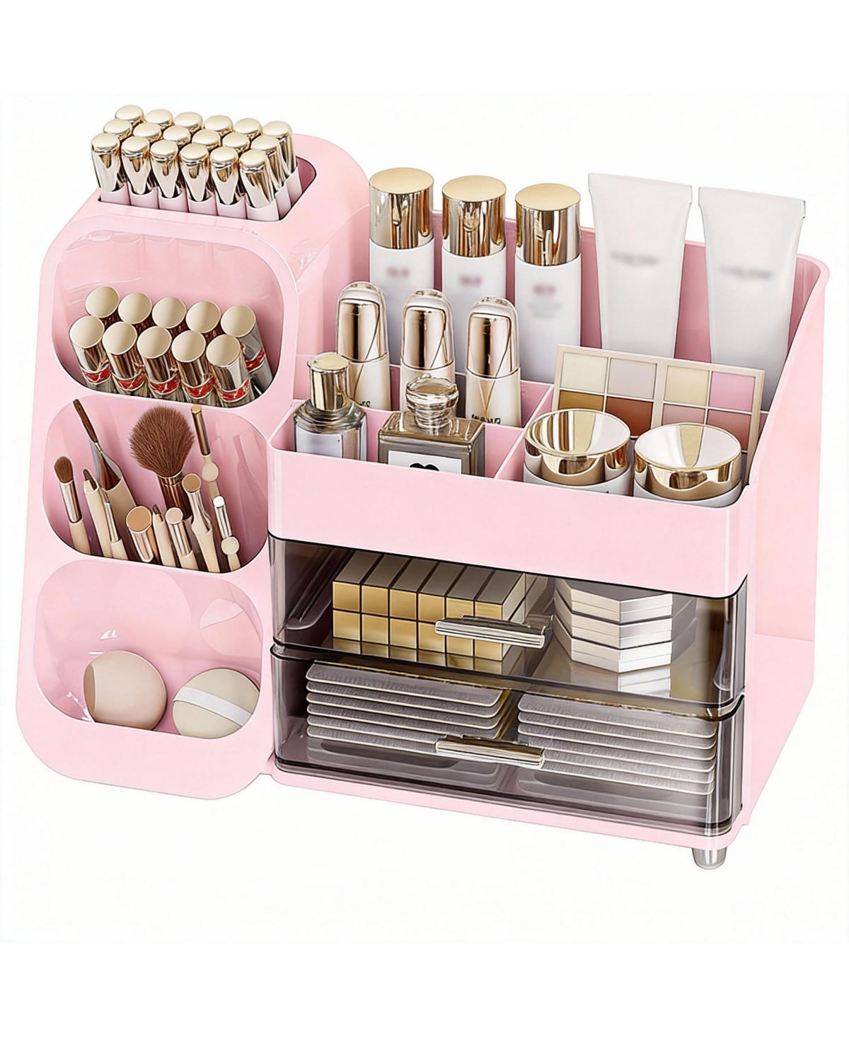 Click here for Yigii Durable Makeup Organizer with Spacious Compa... prices