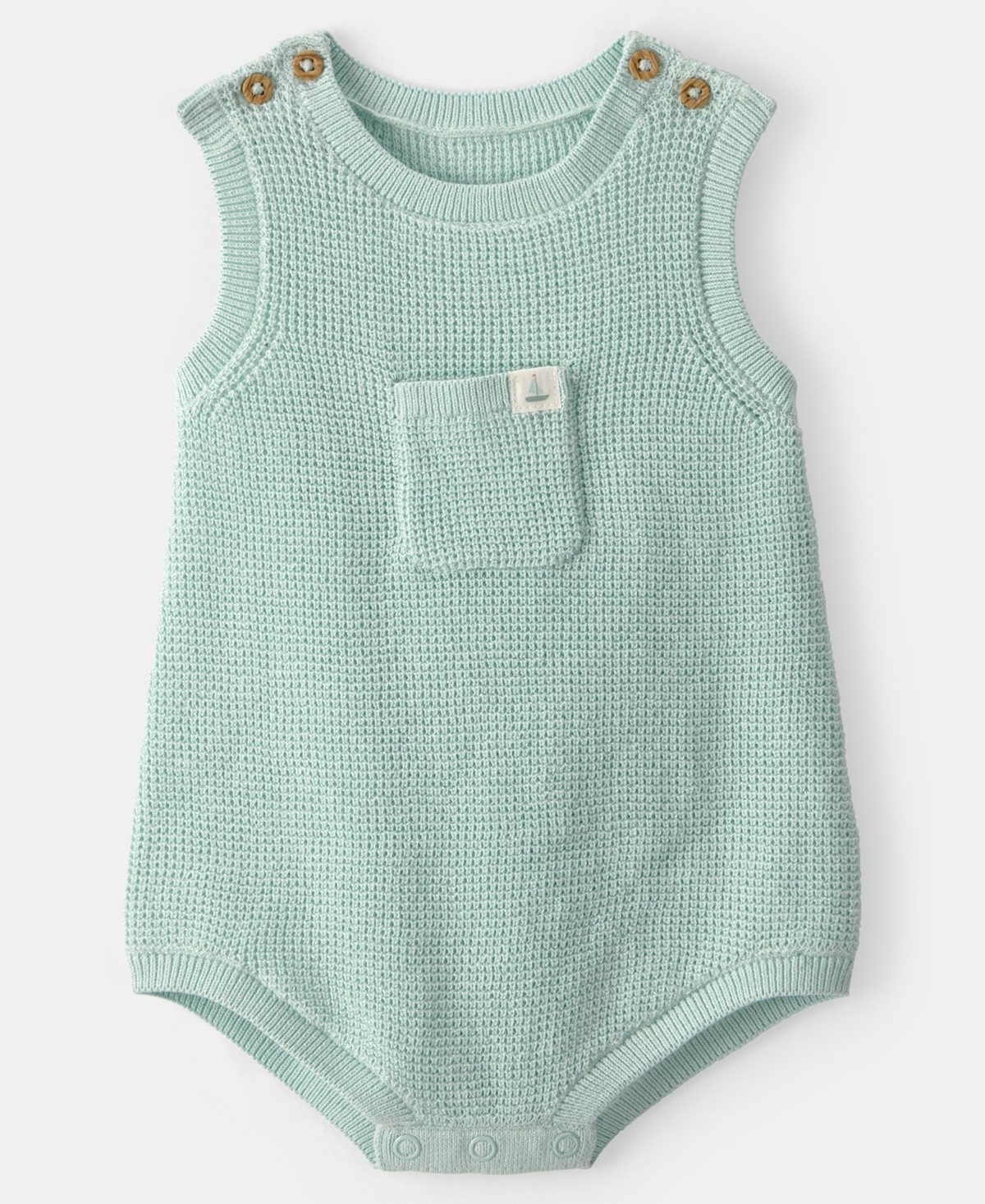 Click here for Carters Baby Boys Crochet Design Bubble Romper - G... prices